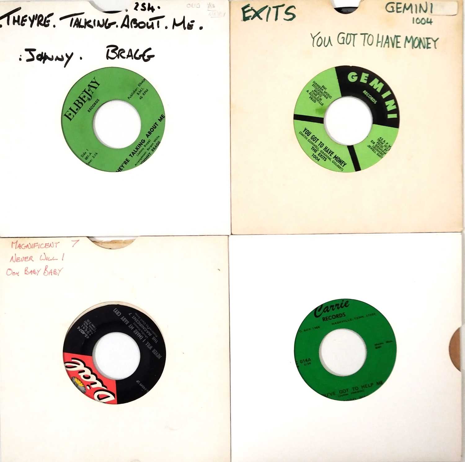 Lot 160 - 4 US PRESSING SINGLES (SOUL) - 4 US PRESSING