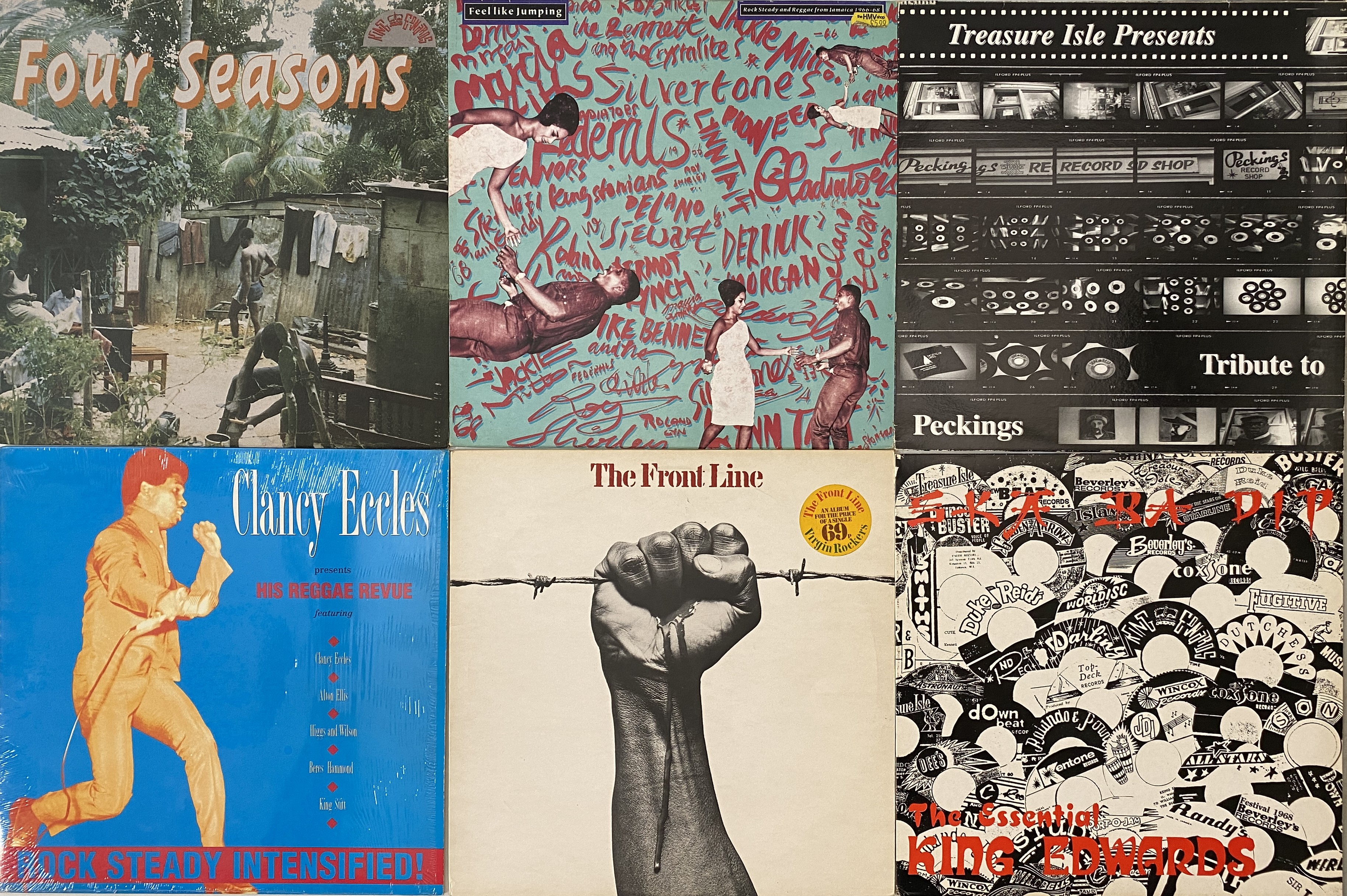 Lot 243 - REGGAE COMPS - LPs