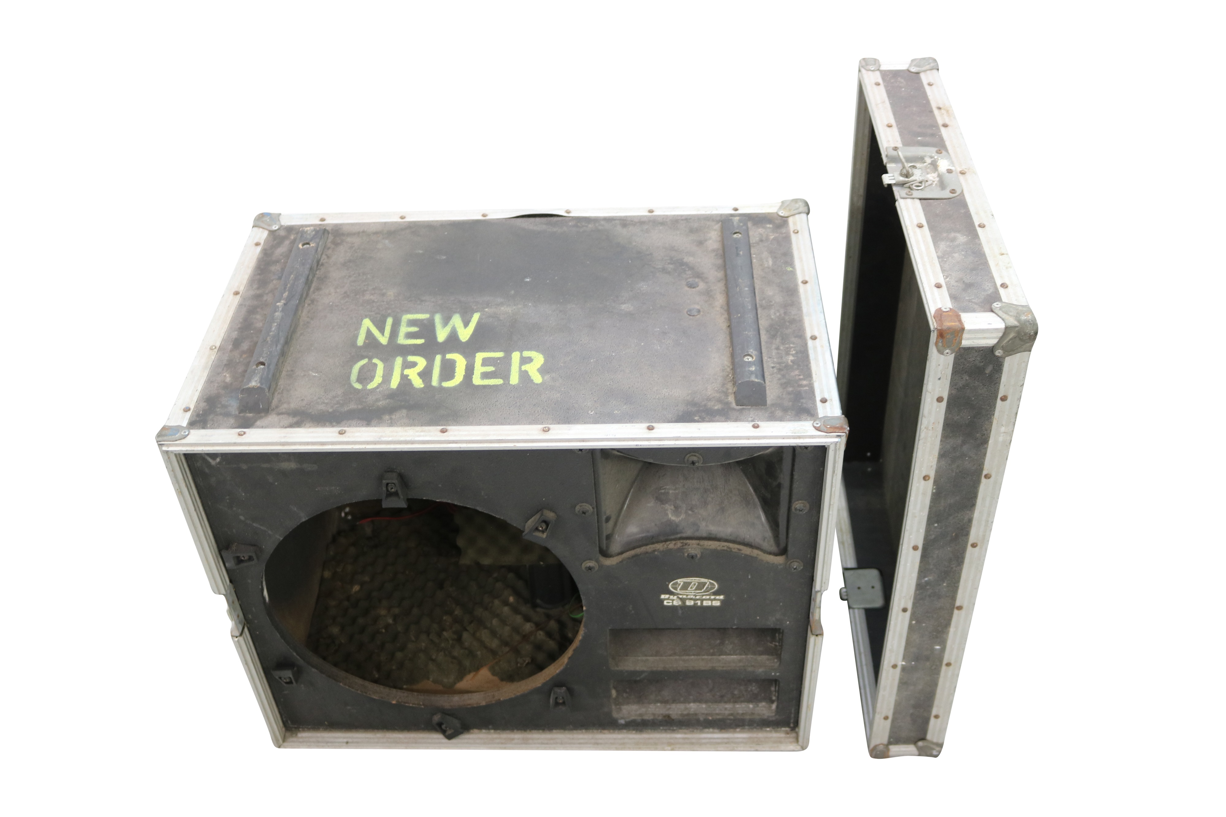 Lot 138 - NEW ORDER BASS SPEAKERS FLIGHT CASES x5