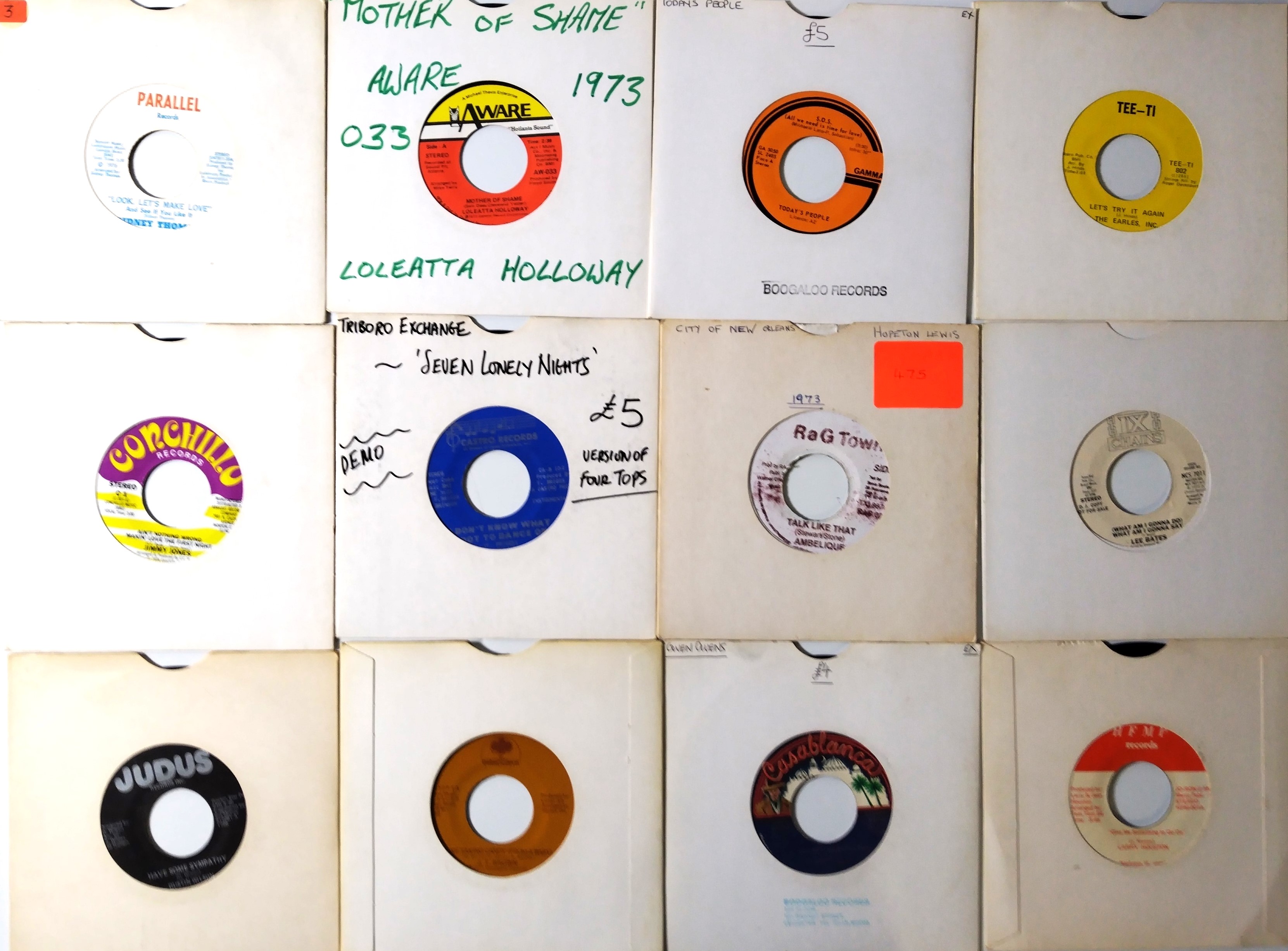 Lot 393 - 25 ORIGINAL 70'S US SINGLES (SOUL) INCLUDING