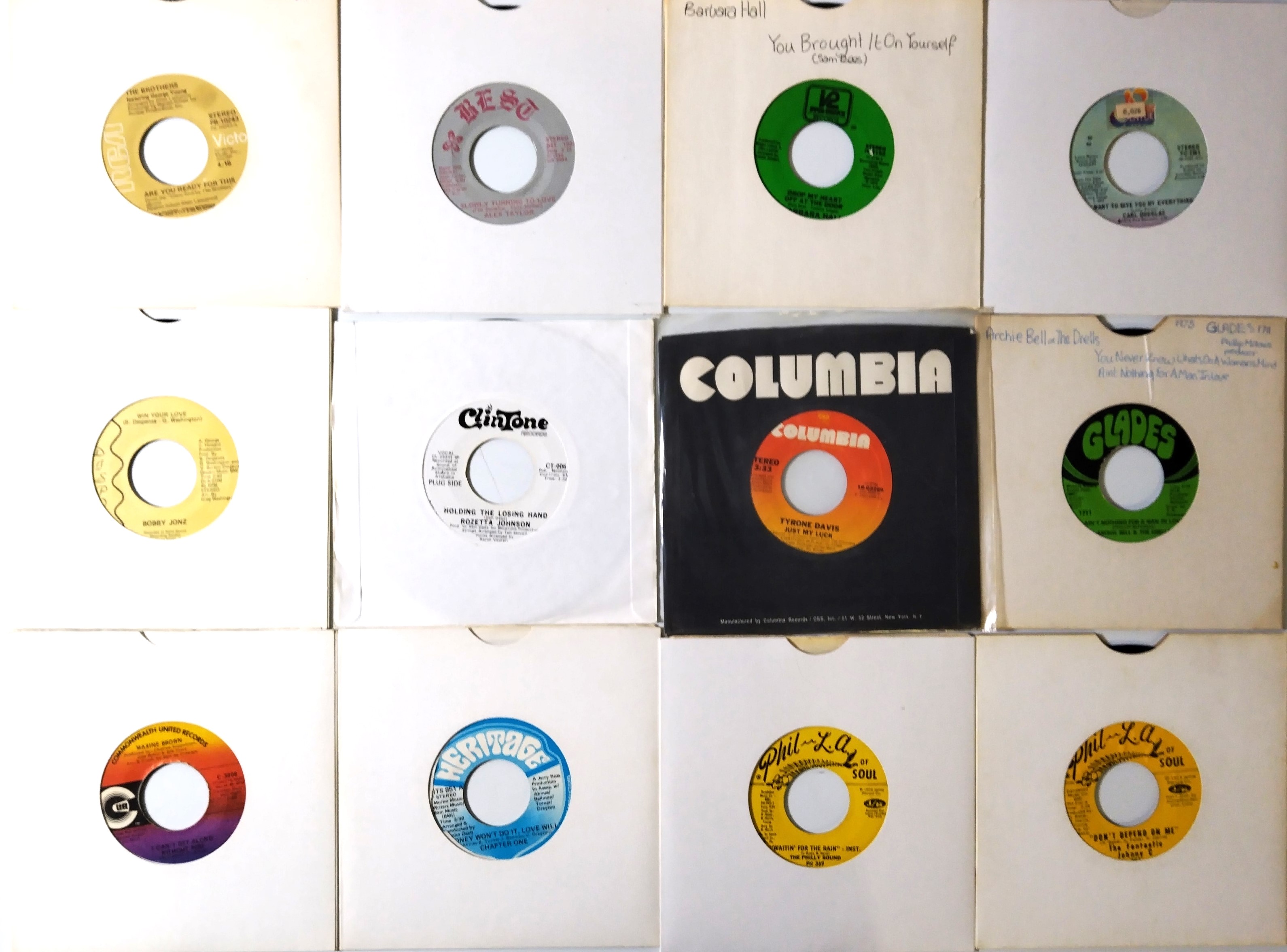 Lot 394 - 25 ORIGINAL 70'S US SINGLES (SOUL)