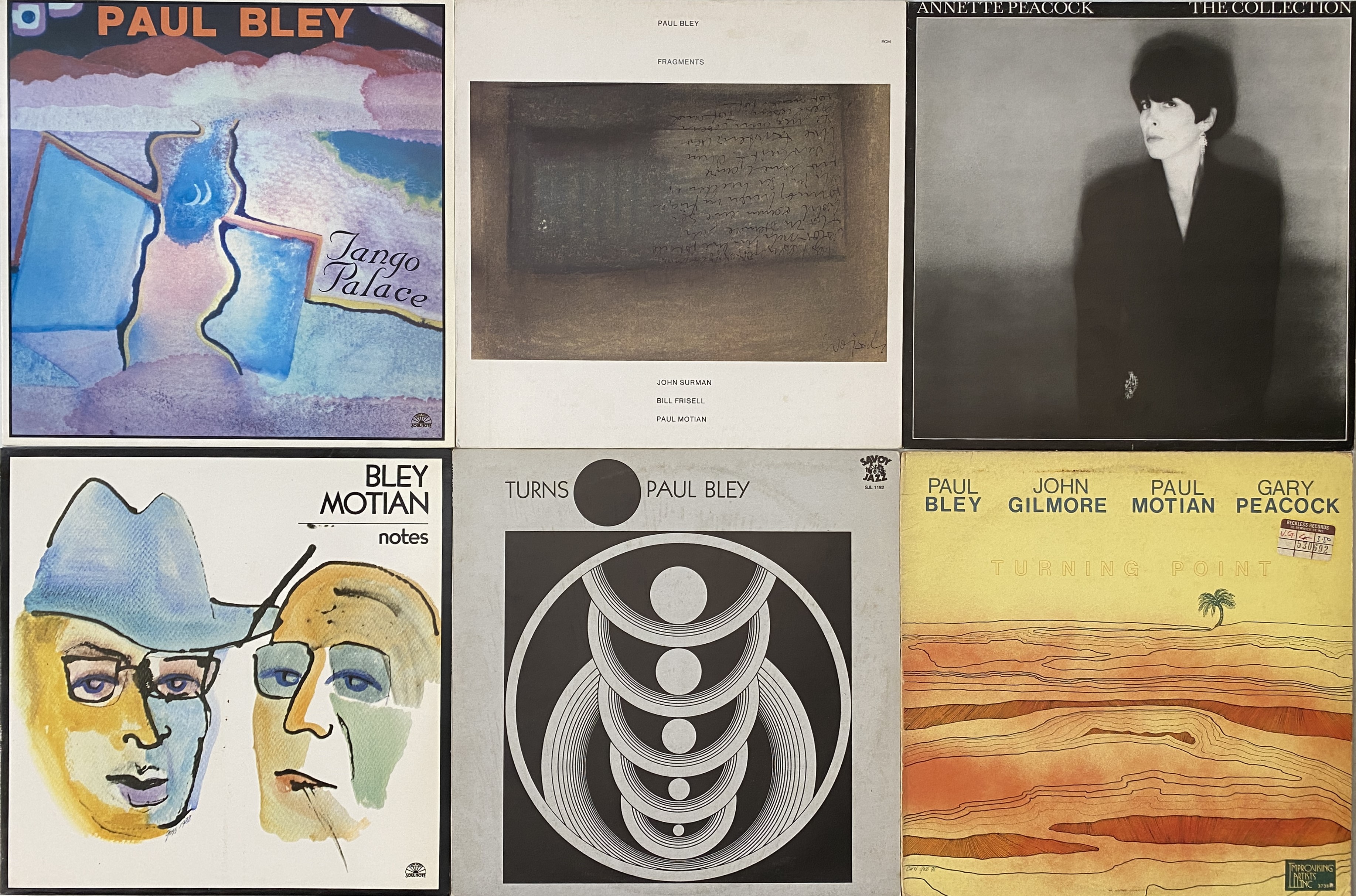 Lot 123 - ANNETTE PEACOCK/ PAUL BLEY AND RELATED - LP
