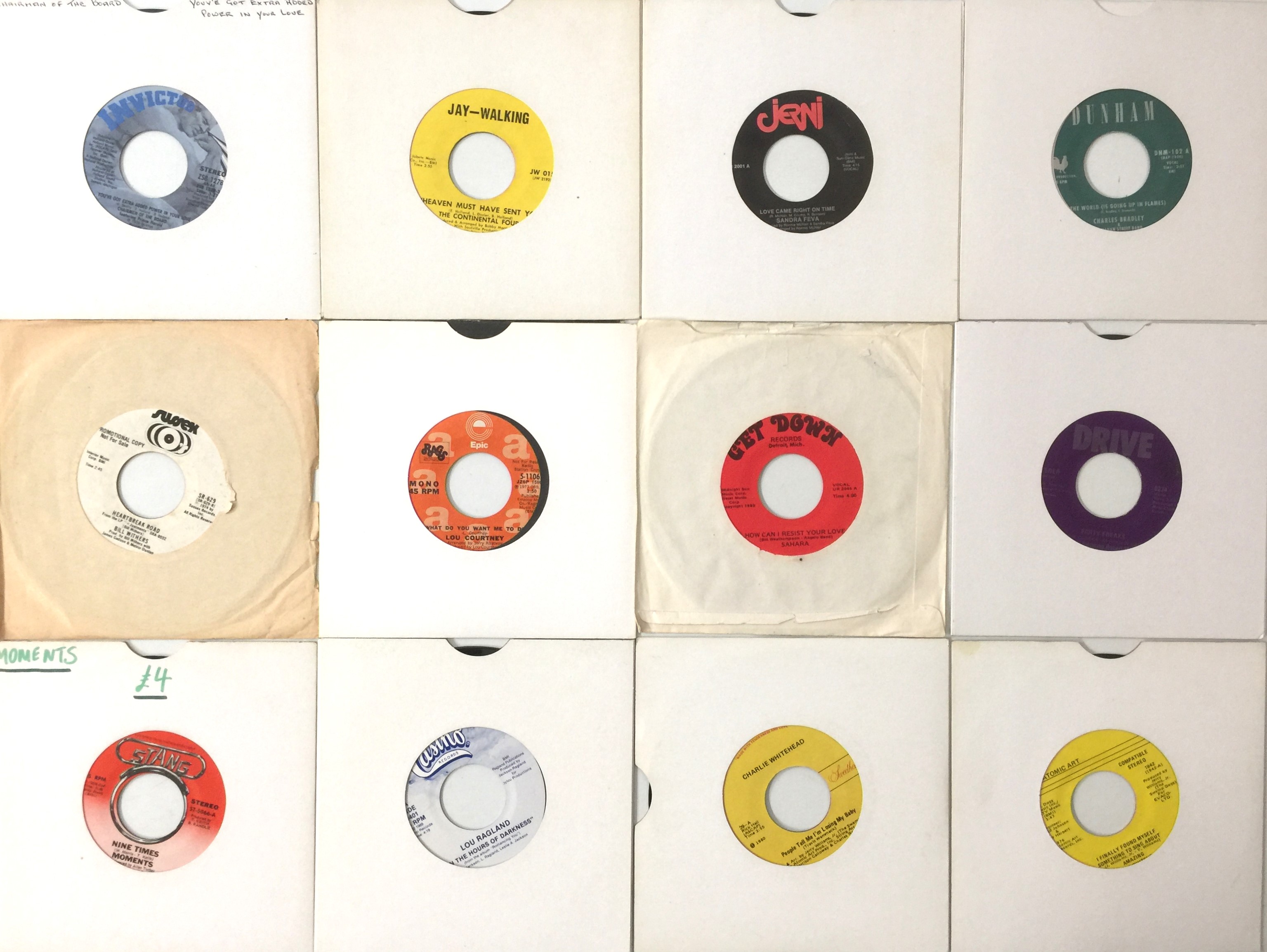 Lot 398 - 108 UK 70's SINGLES (SOUL) ORIGINALS