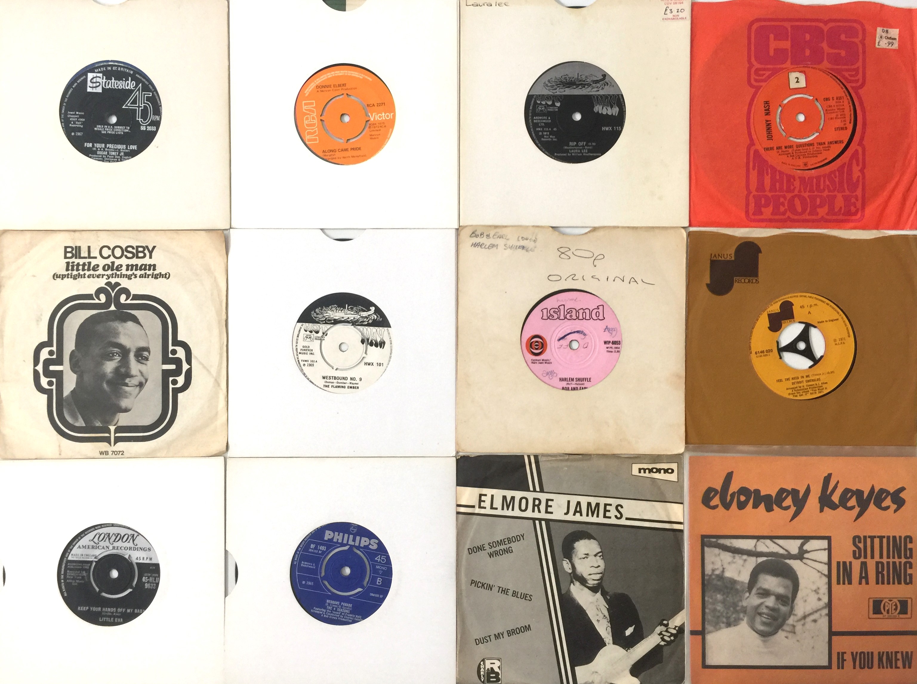 Lot 400 - 121 ORIGINAL 60'S UK SOUL SINGLES