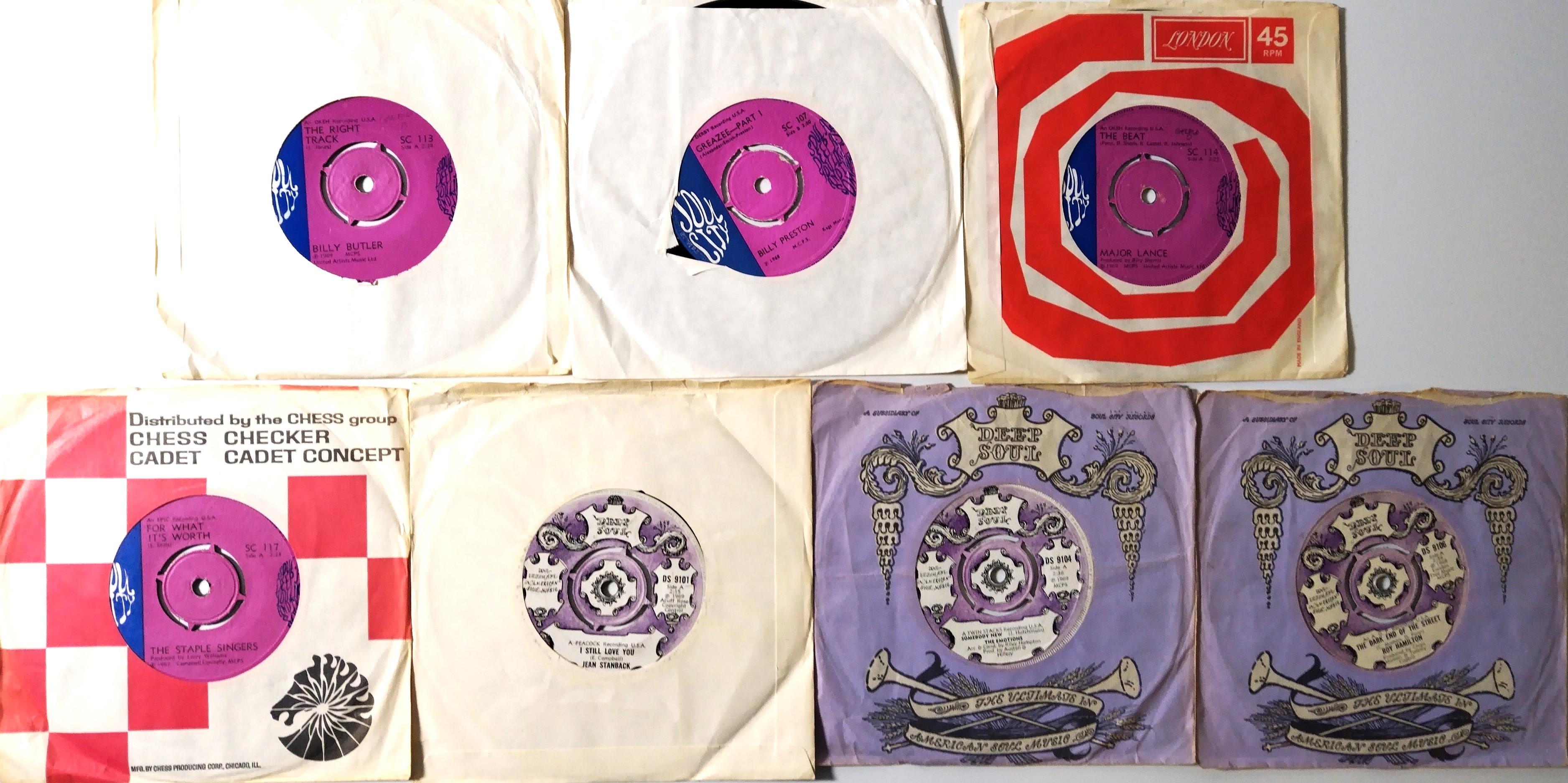 Lot 412 - 19 ORIGINAL 70'S UK SOUL SINGLES (ORIGINALS)