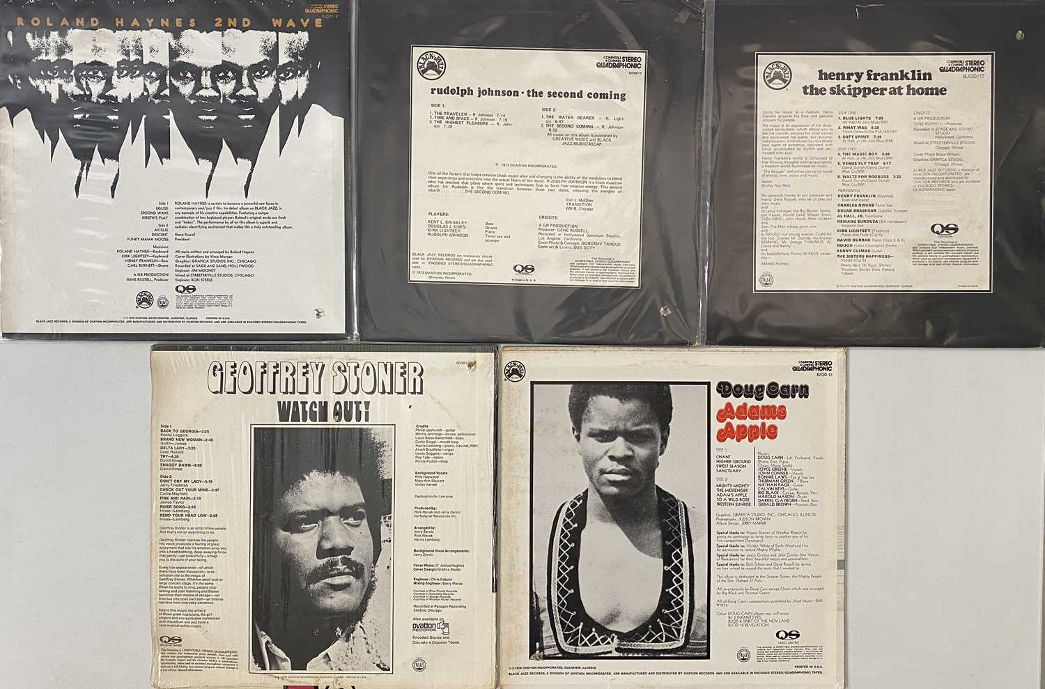 Lot 477 - BLACK JAZZ RECORDS - QUADRAPHONIC LP