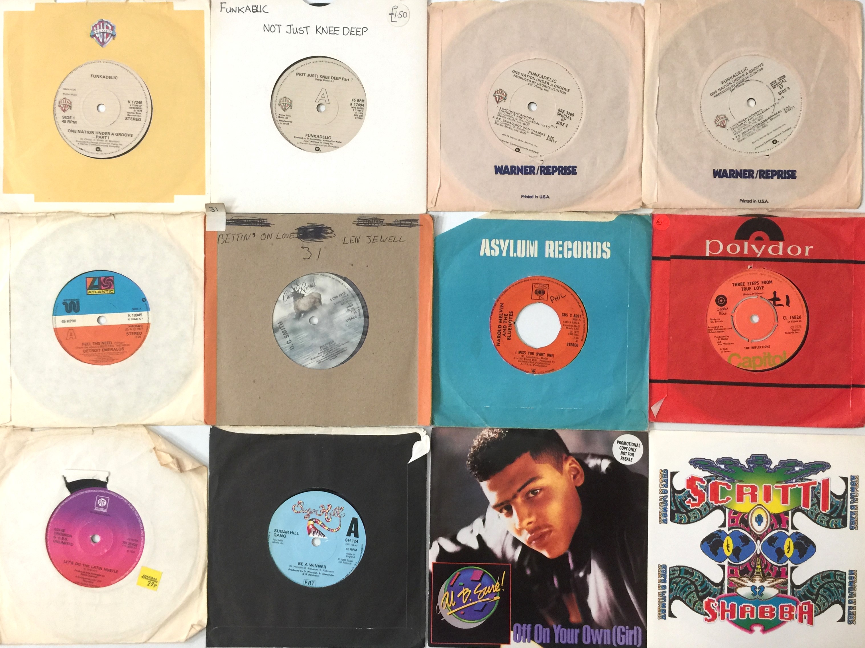 Lot 431 - 129 70S to 80S UK SOUL SINGLES INCLUDING