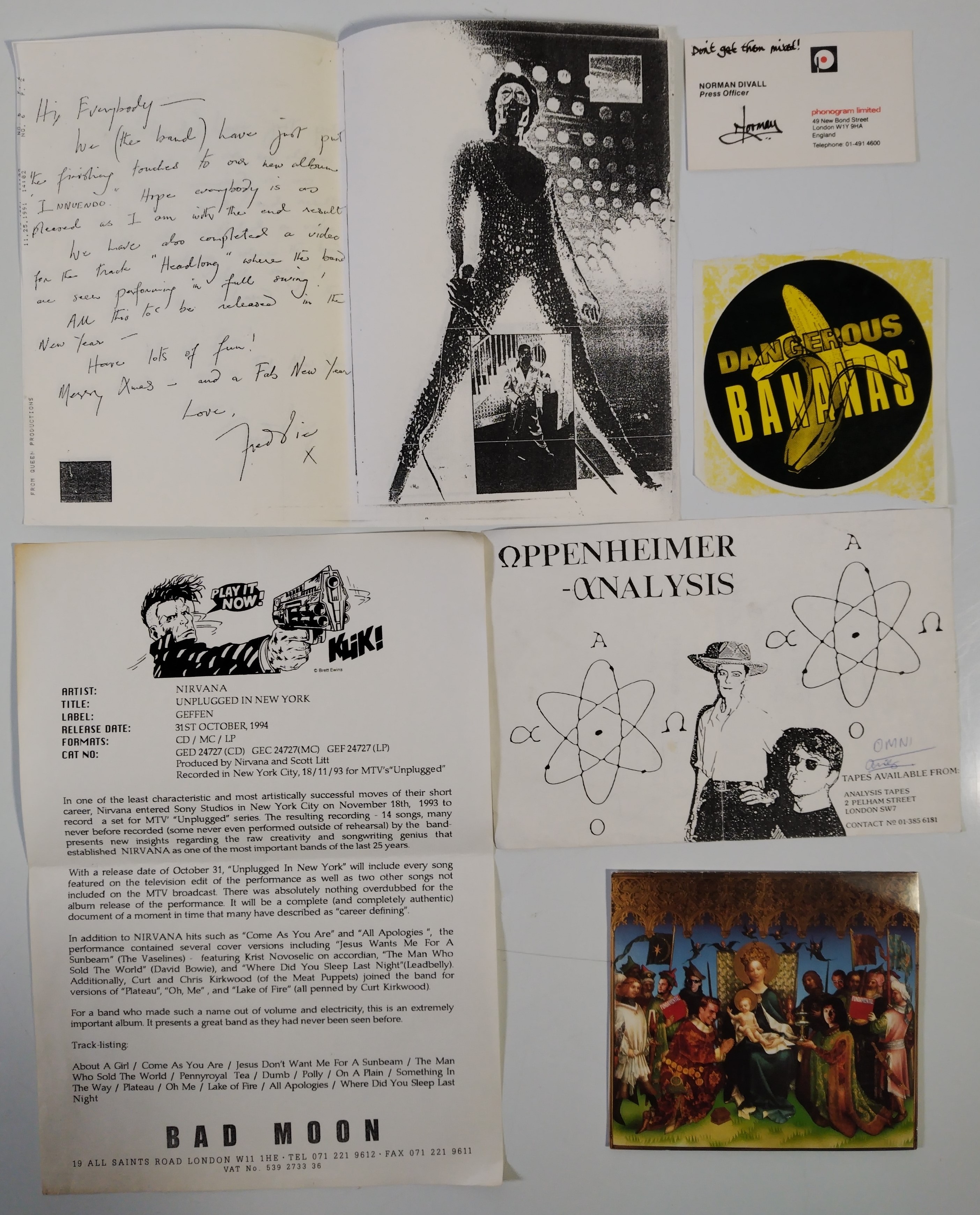 Lot 9 - POP / ROCK AND PUNK - PROMO ITEM COLLECTION.