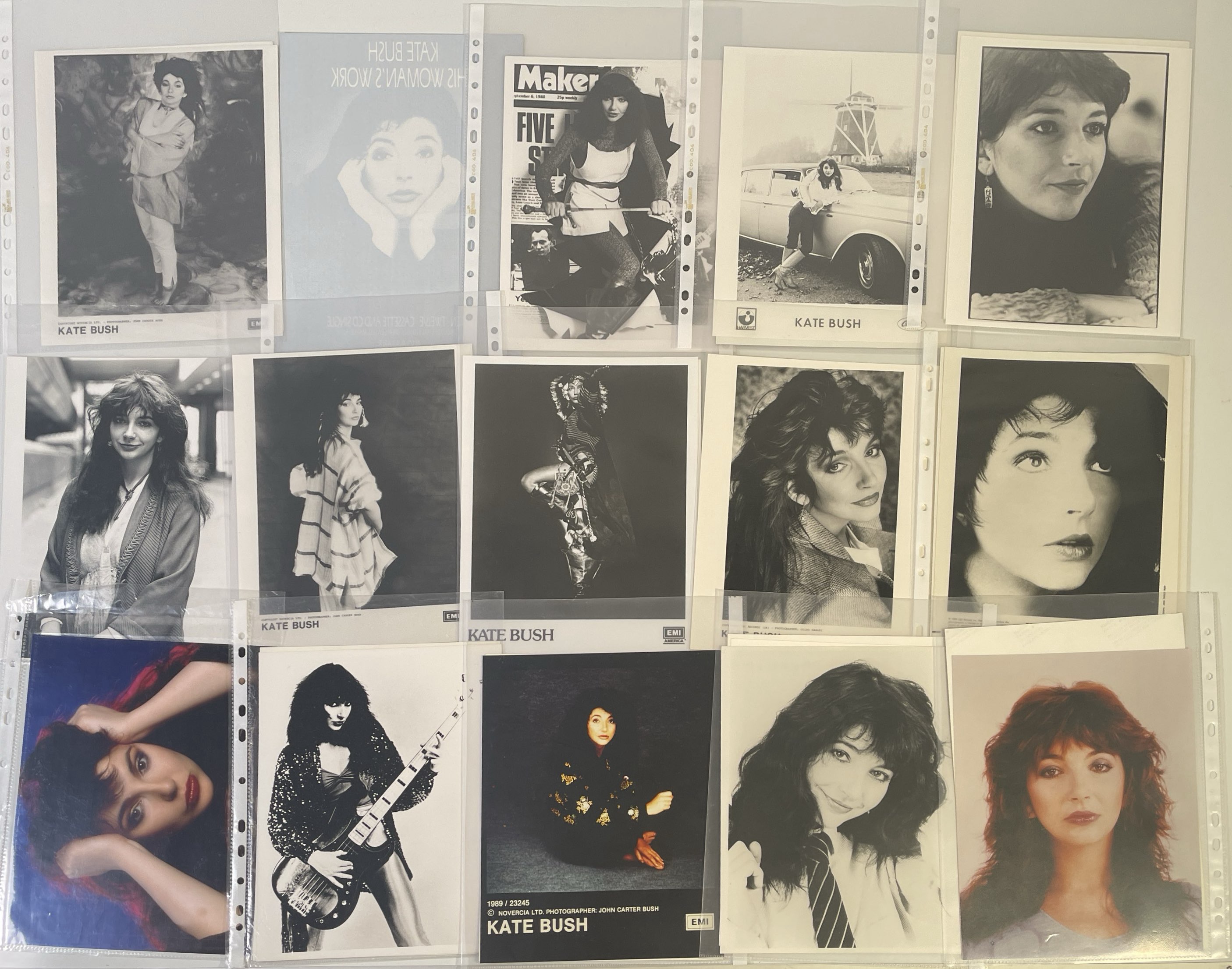 Lot 10 - KATE BUSH - PROMO PHOTOGRAPHS AND PRESS