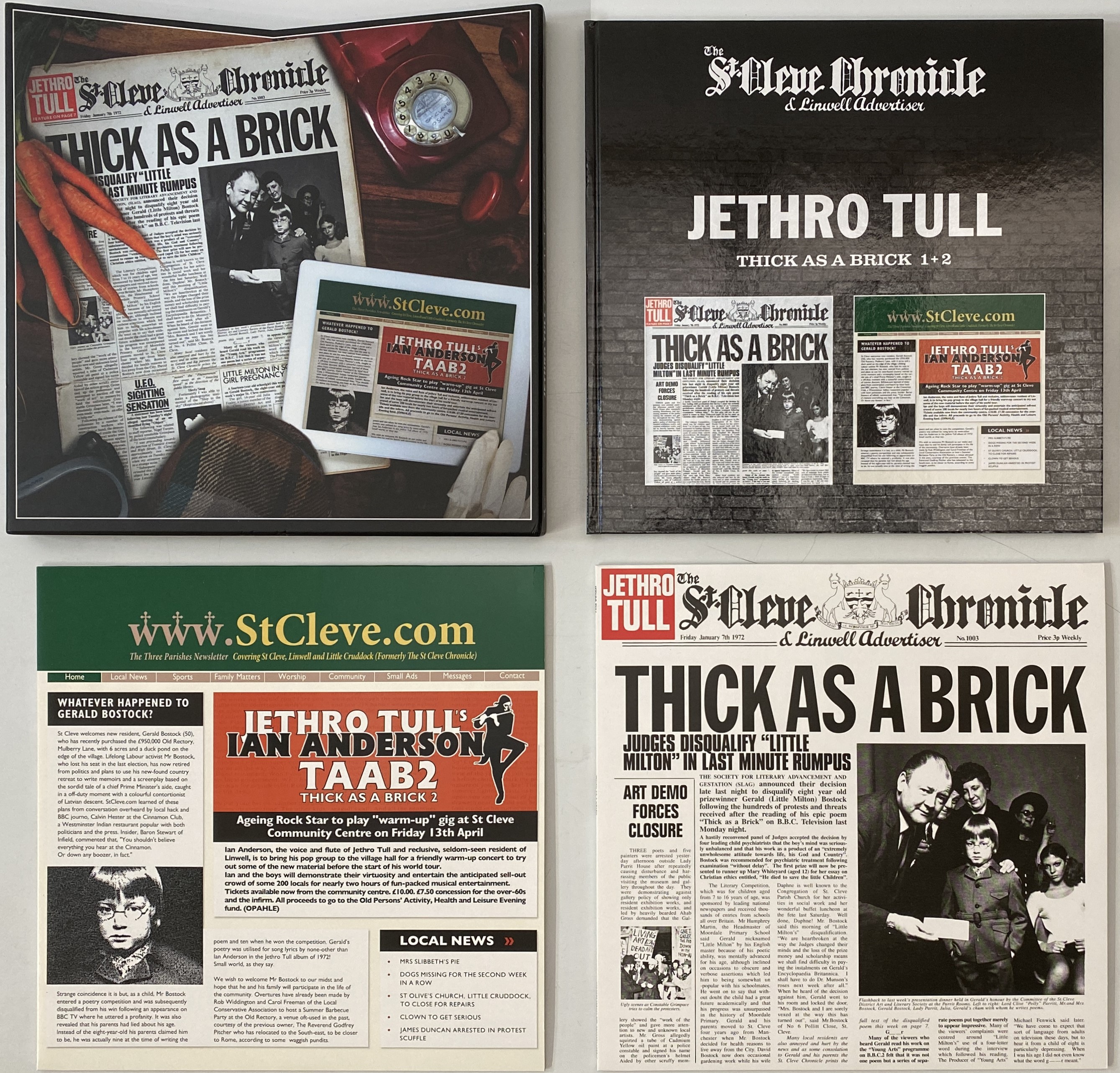 Lot 199 - JETHRO TULL - LP/ BOX SET PACK