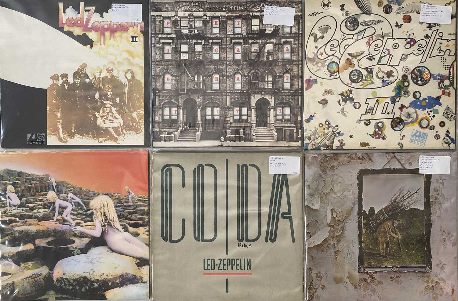 Lot 69 - LED ZEPPELIN - LP PACK (INC CD BOX SET)