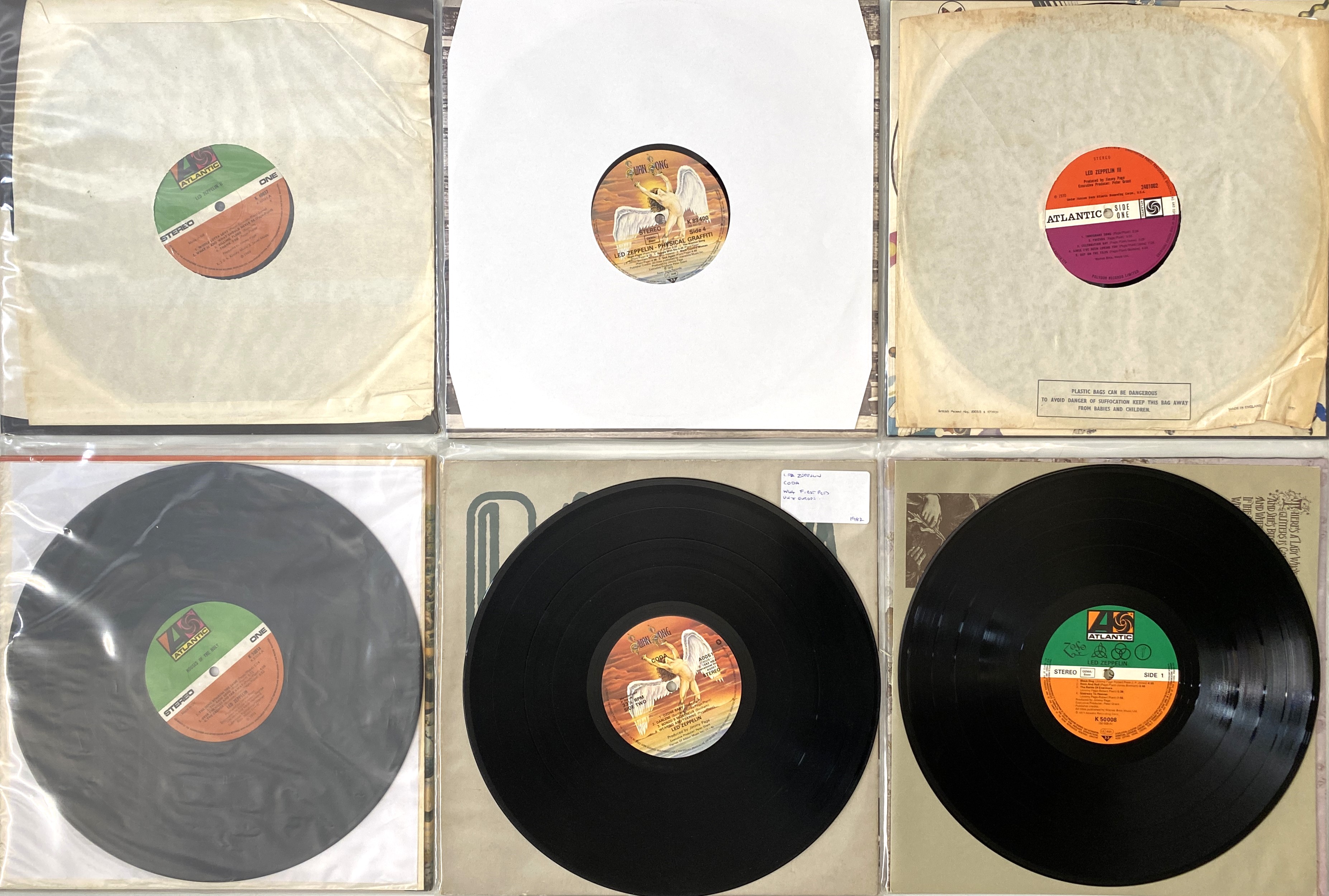 Lot 69 - LED ZEPPELIN - LP PACK (INC CD BOX SET)