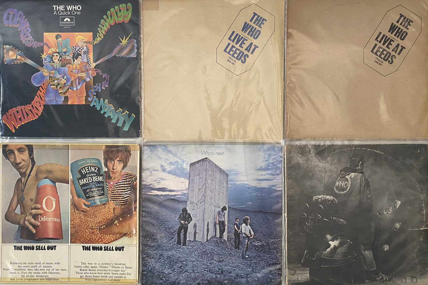 Lot 71 - THE WHO - LP PACK