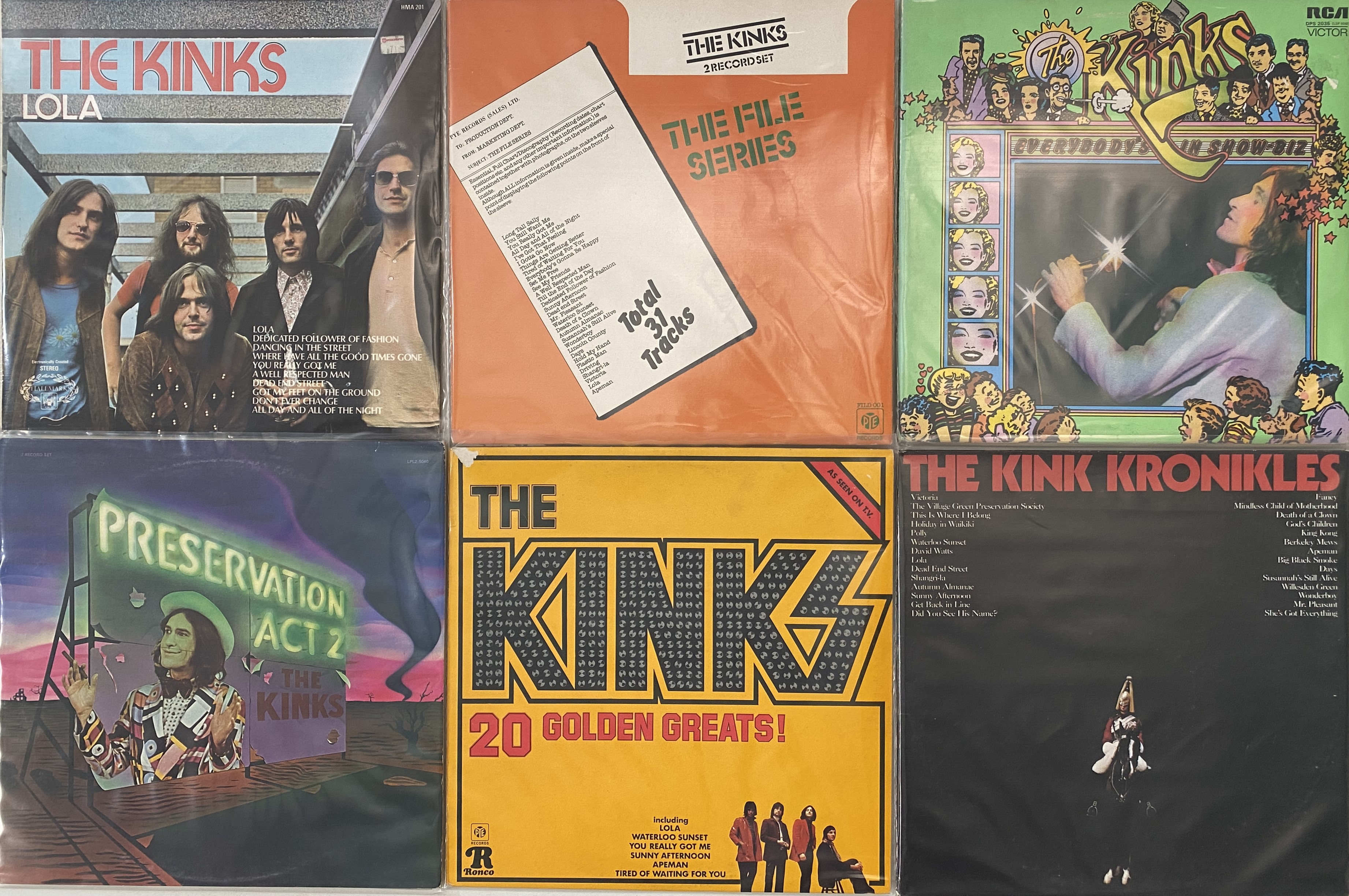 Lot 86 - THE KINKS - LP COLLECTION