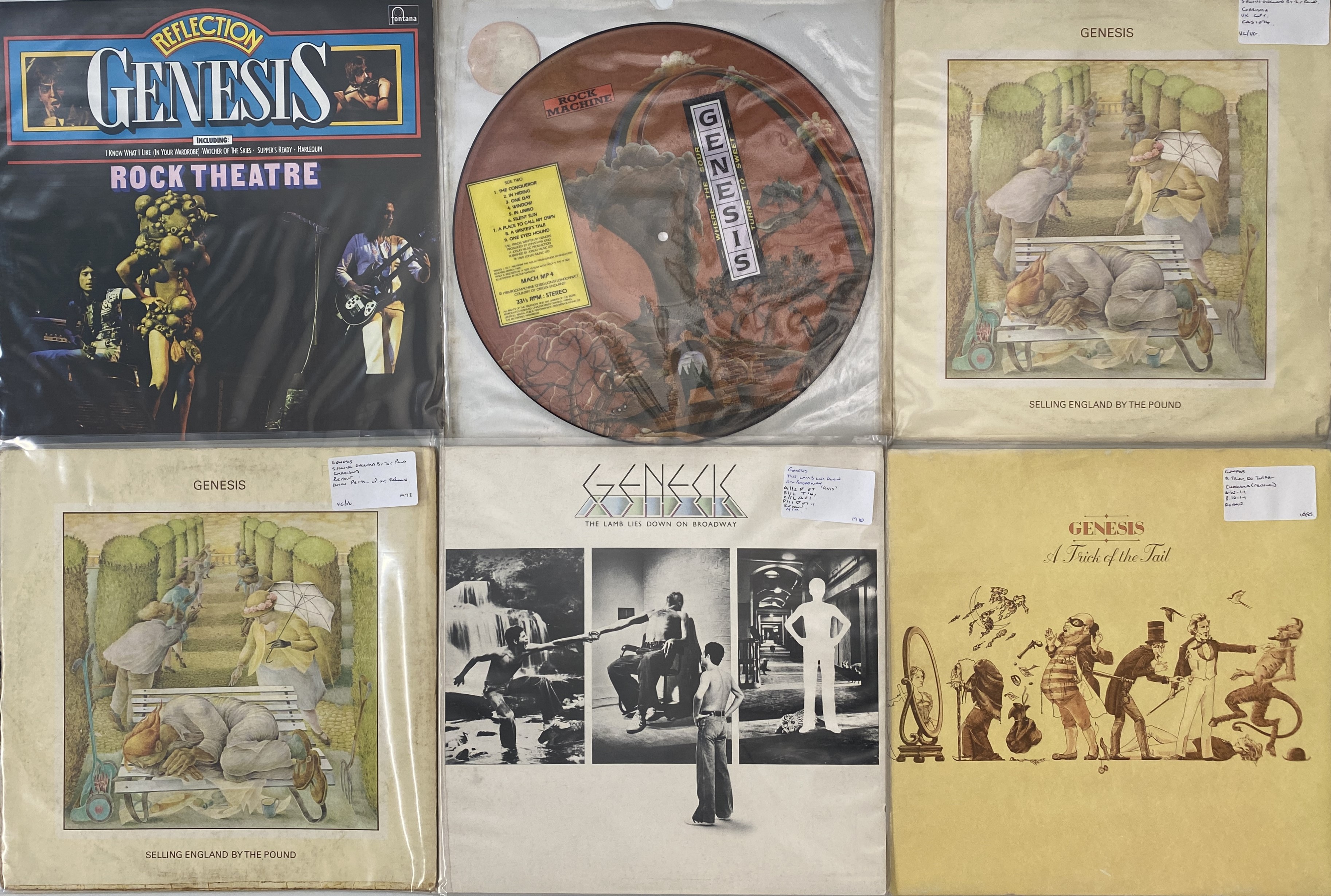Lot 91 - GENESIS - LP COLLECTION