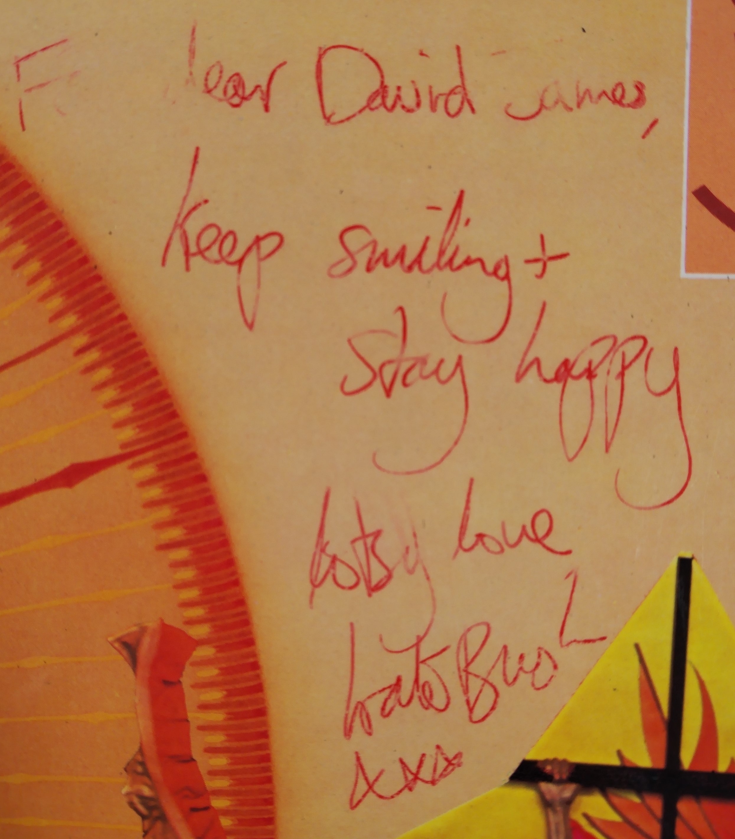 Lot 55 - KATE BUSH- SIGNED LP.