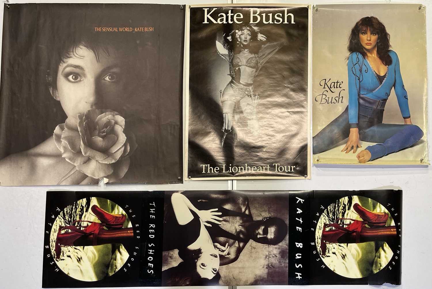 Lot 253 - ELEVEN KATE BUSH POSTERS.
