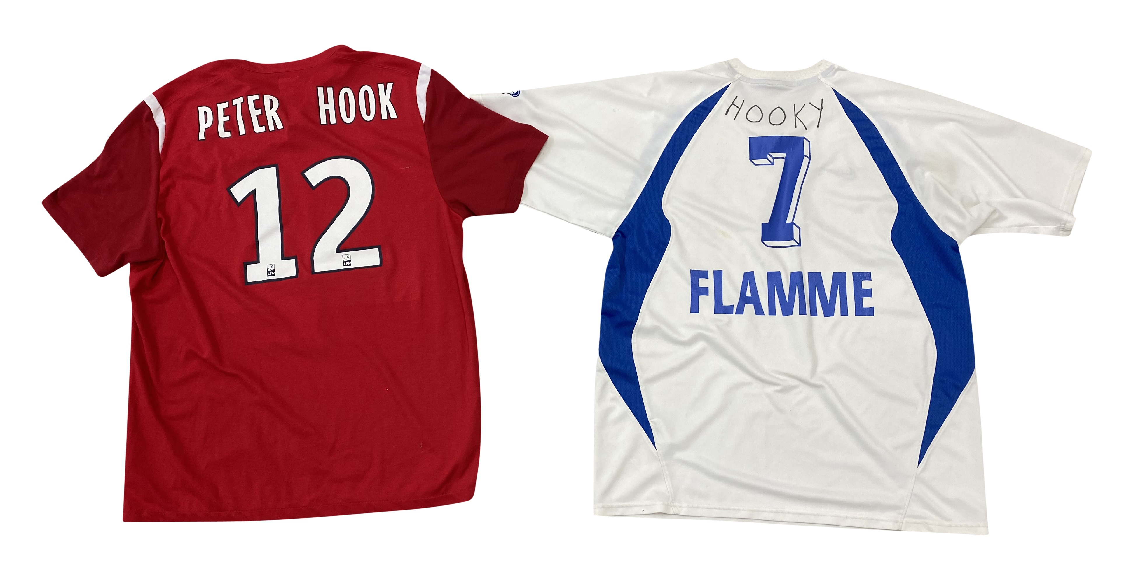 Lot 191 - HOOKY'S TOUR WORN FOOTBALL SHIRTS x3