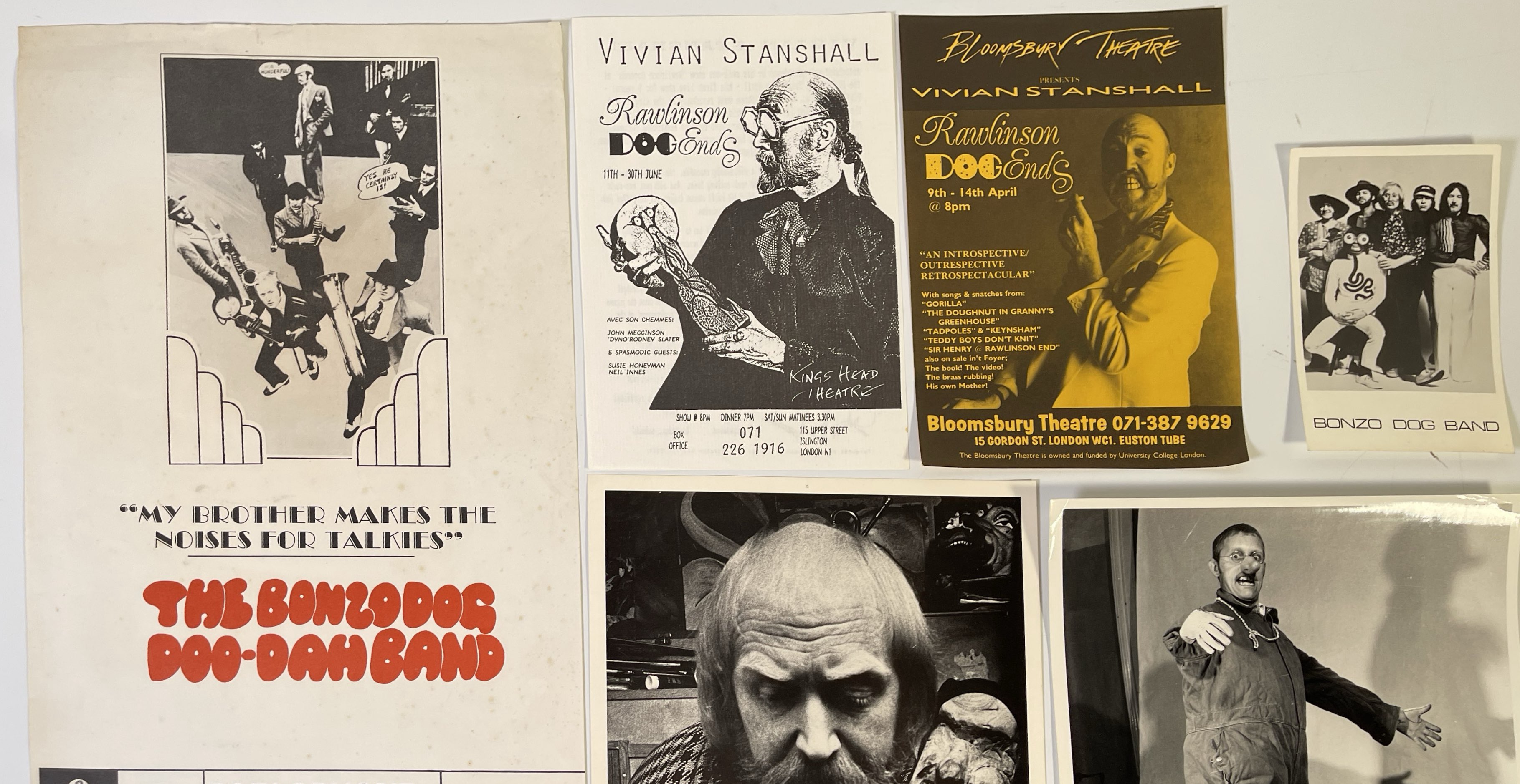 Lot 298 - BONZO DOG DOO DAH BAND - PROMOTIONAL ITEMS