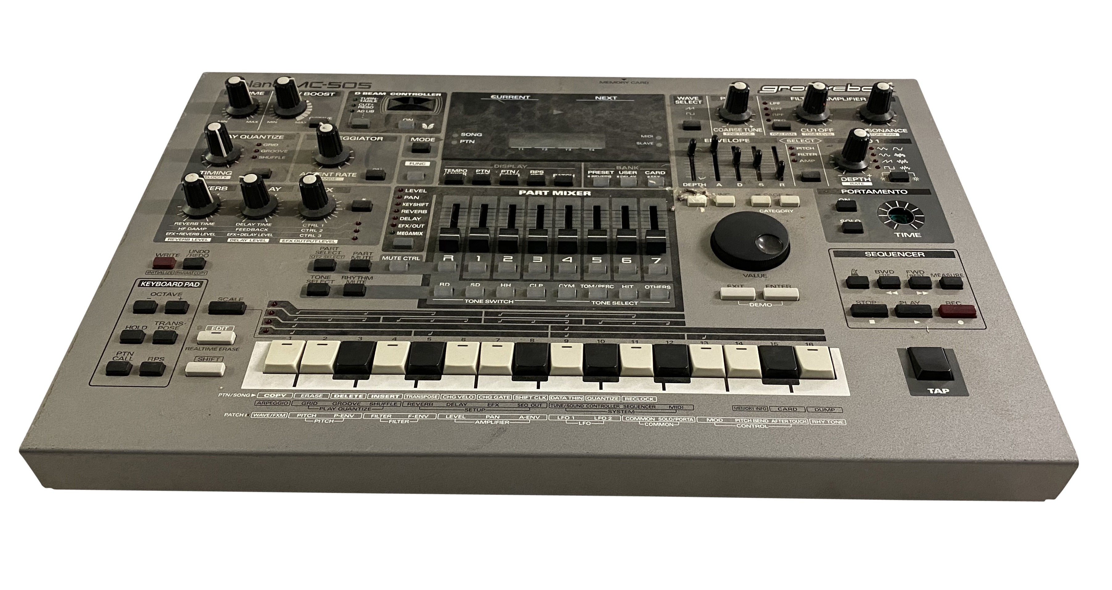 Lot 197 - YAMAHA MD45 MULTITRACK MD RECORDER & ROLAND