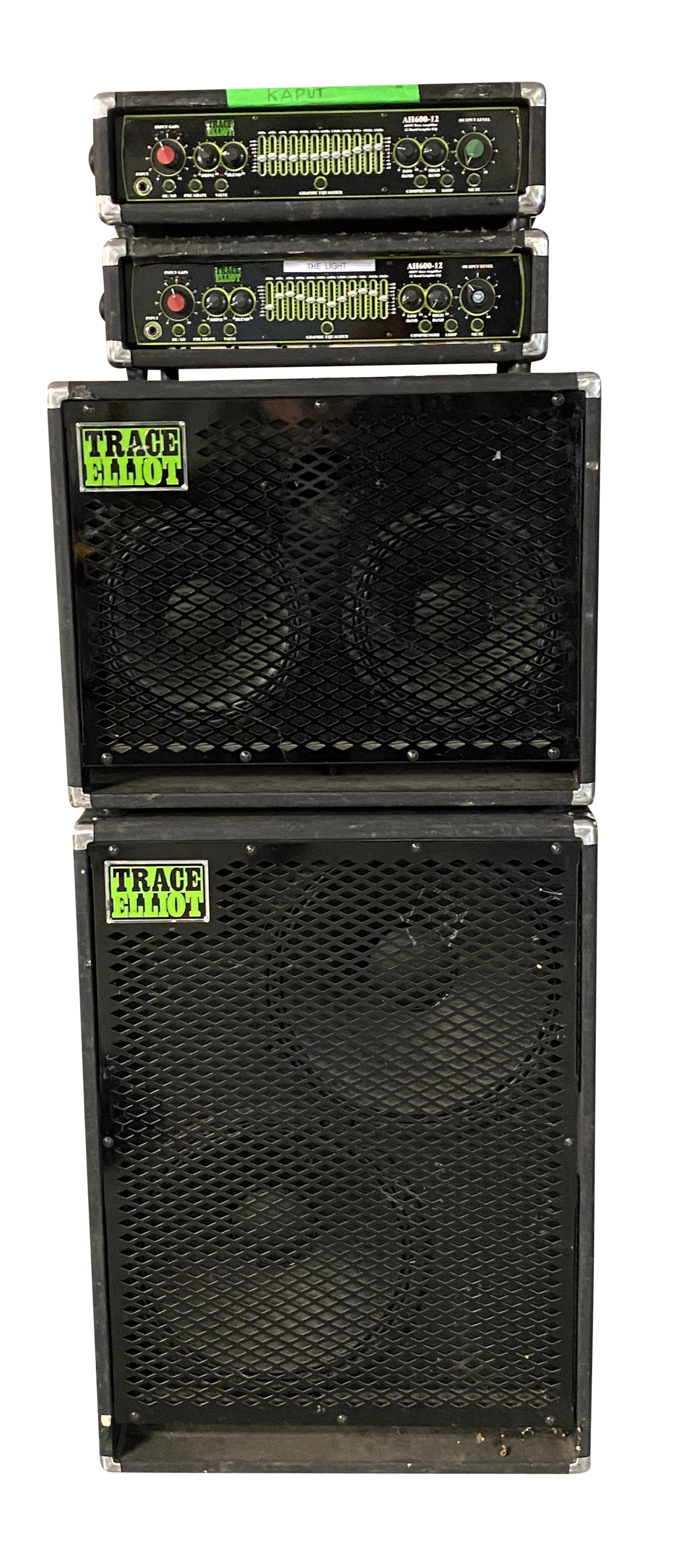 Lot 204 - TRACE ELLIOT AMPS & SPEAKERS SETUP