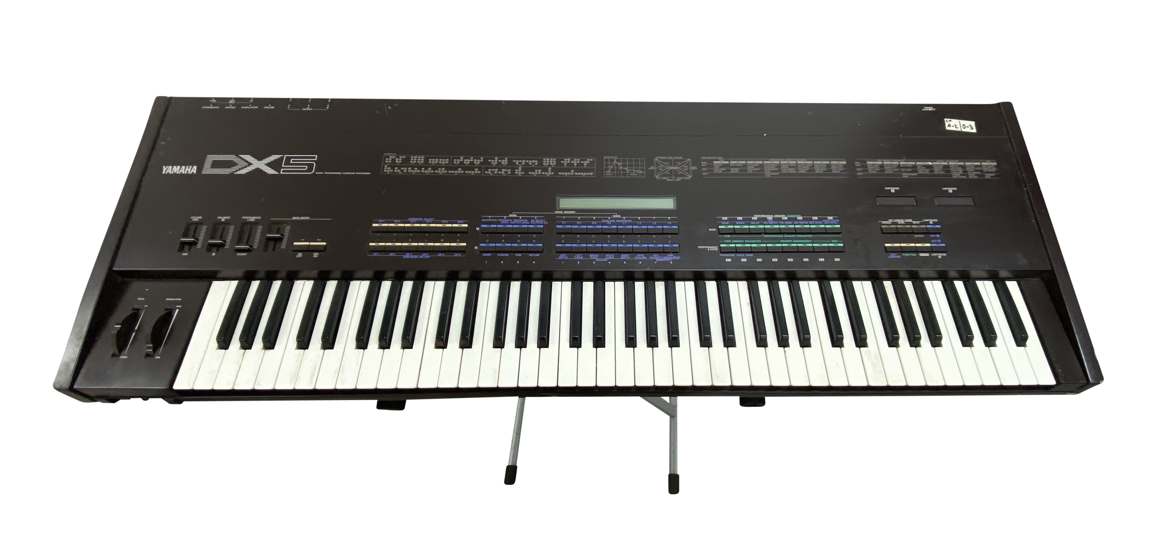 Lot 205 - YAMAHA DX-5 KEYBOARD, YAMAHA QX-1 SEQUENCER