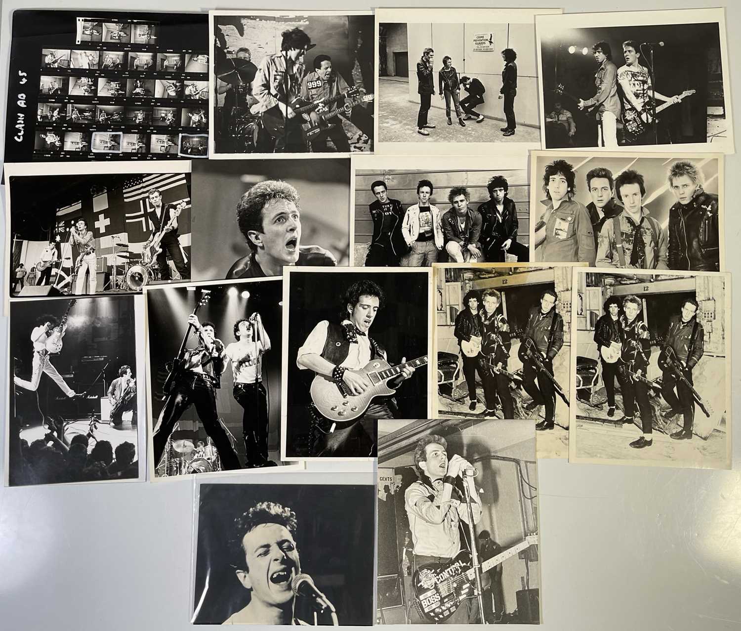 Lot 572 - THE CLASH - BLACK AND WHITE 8X10"