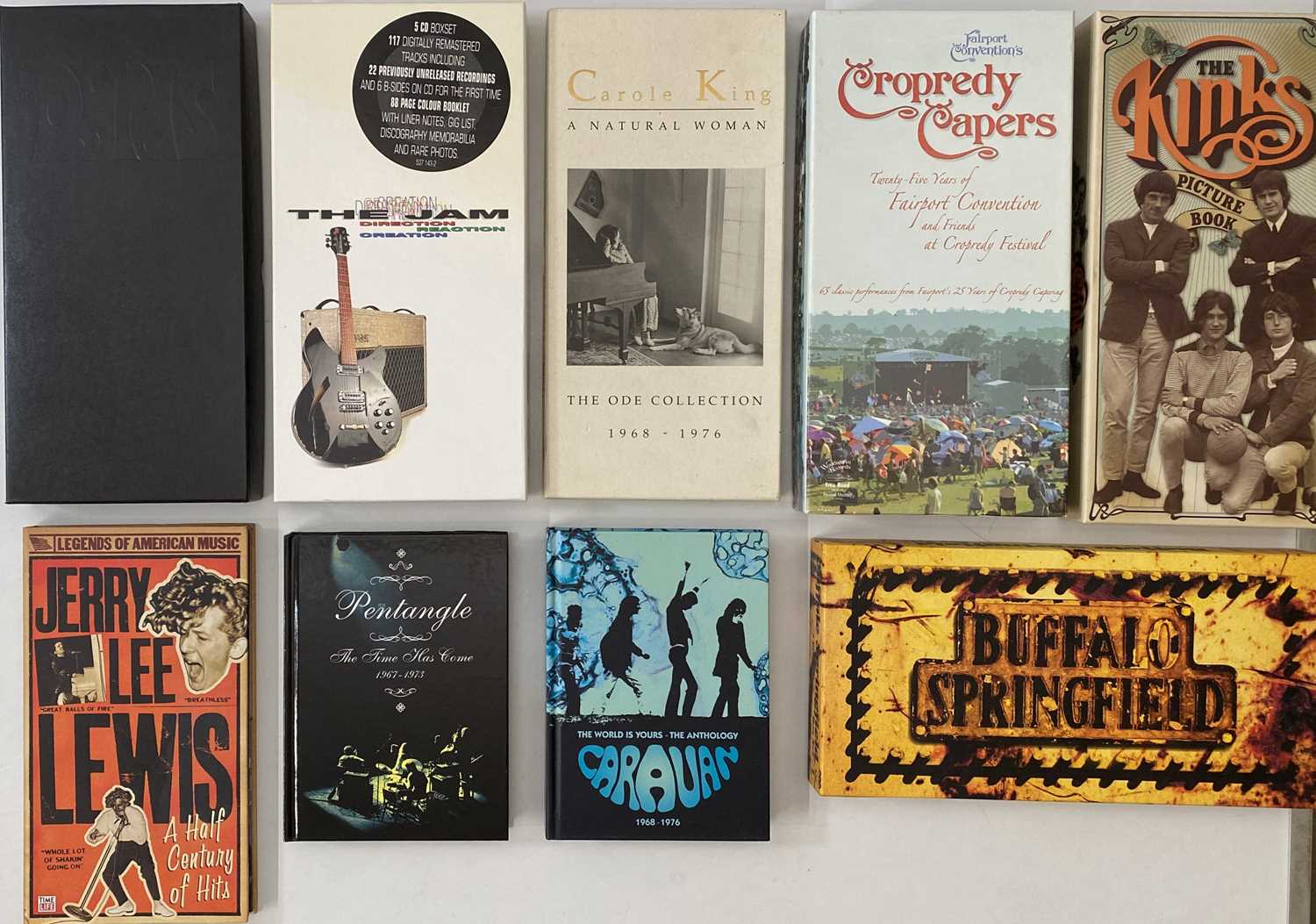 Lot 400 - 13 CD BOX SETS OF ROCK/POP ACTS INC SIGNED