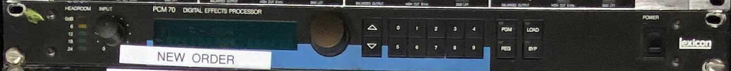 Lot 218 - LEXICON PCM70 EFX PROCESSOR Serial#: 70-7542