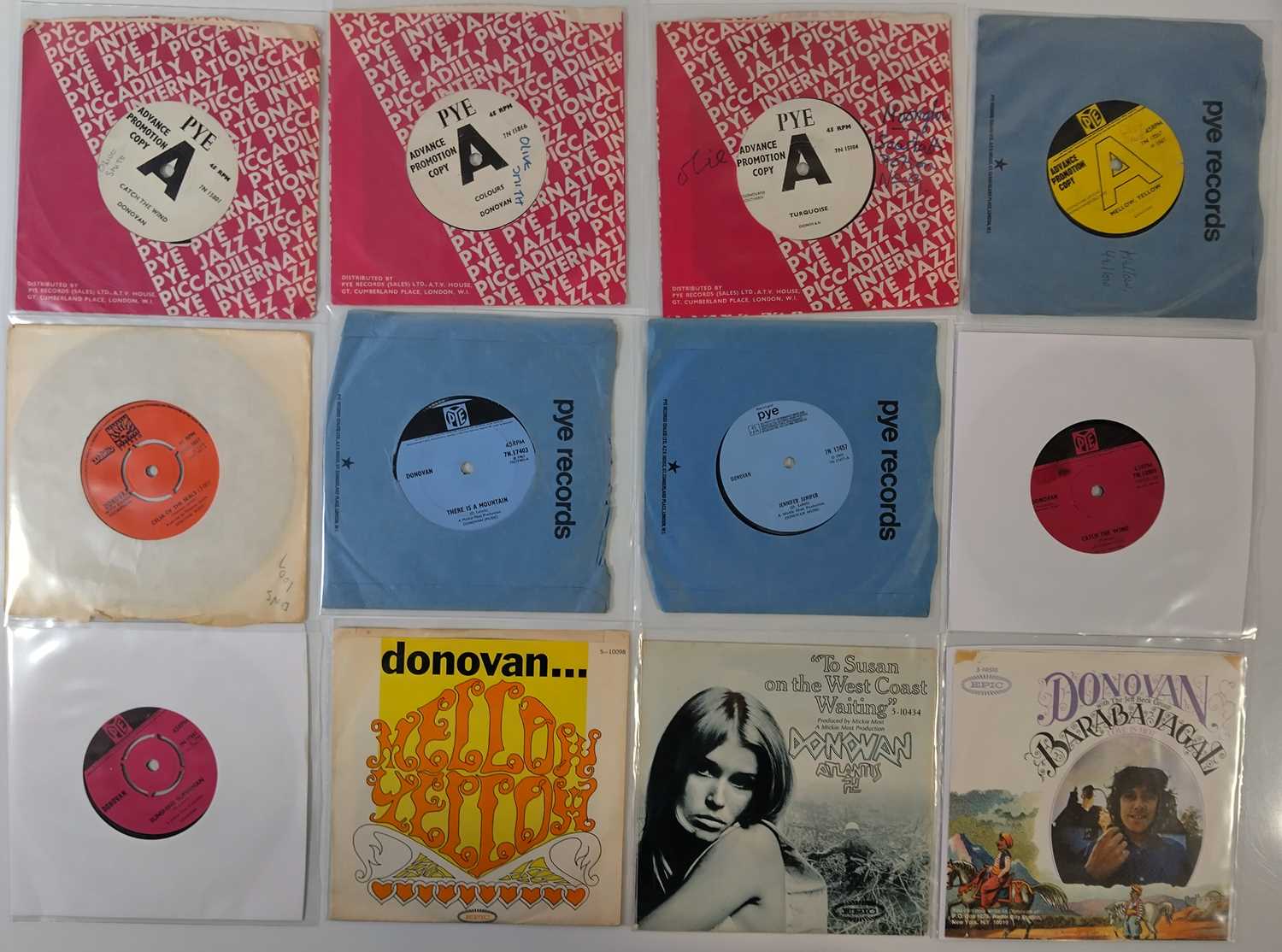 Lot 366 - DONOVAN - 7" COLLECTION (INC PROMOS)
