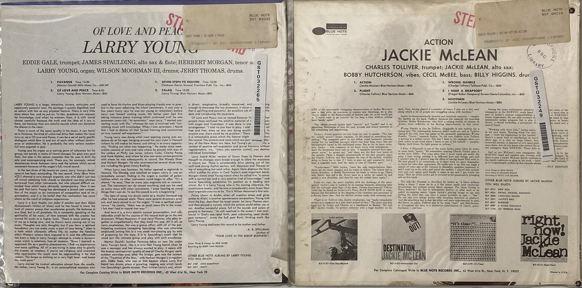 Lot 176 - BLUE NOTE - ORIGINAL PRESSINGS - LP RARITIES