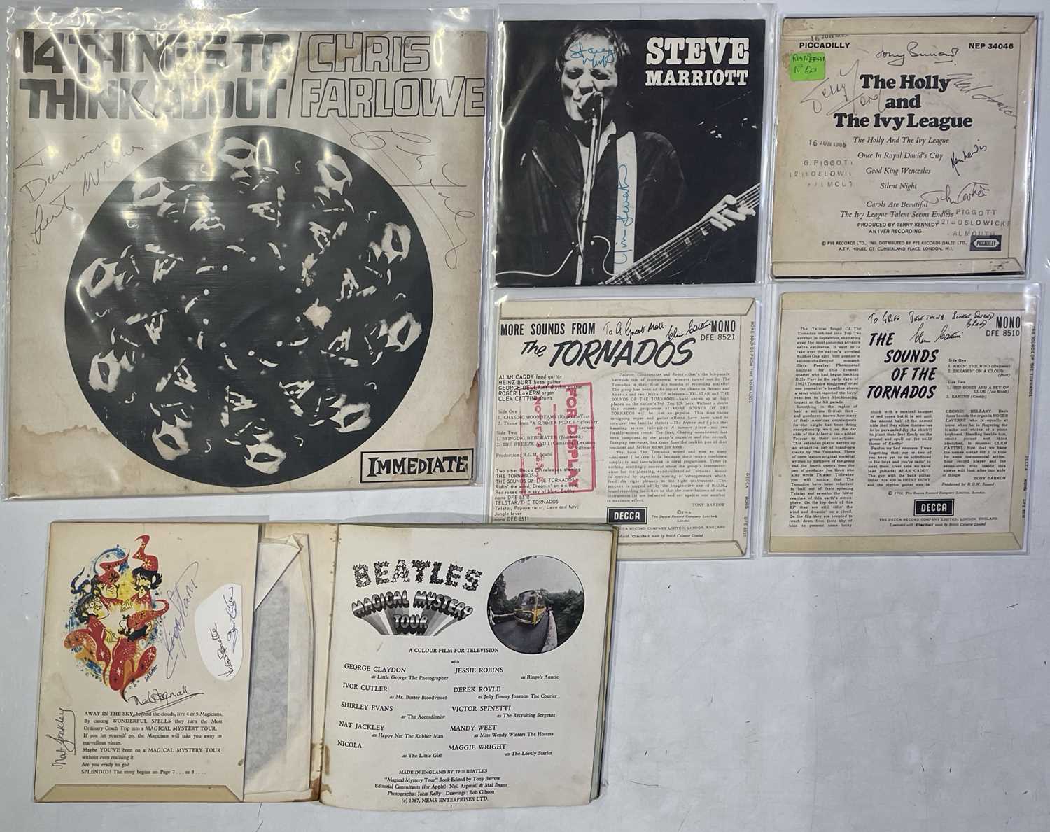 Lot 249 - SIGNED LPS AND SINGLES INC STEVE MARRIOTT