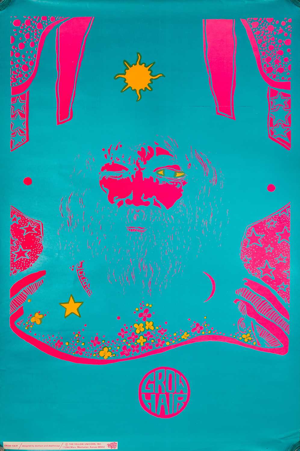 Lot 117 - VINTAGE PSYCH / BLACKLIGHT POSTERS.