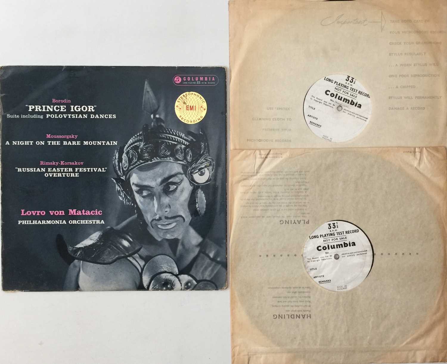 Lot 614 Lovro Von Matacic Borodin Prince Igor Lp