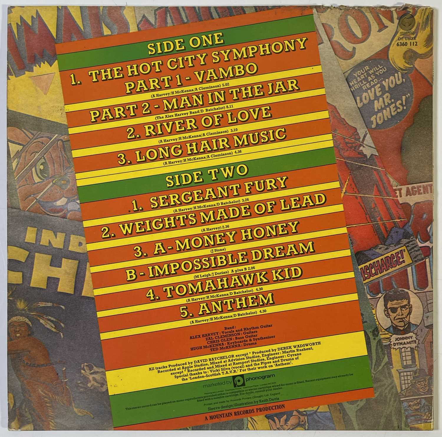 Lot 281 The Sensational Alex Harvey Band Signed Lp