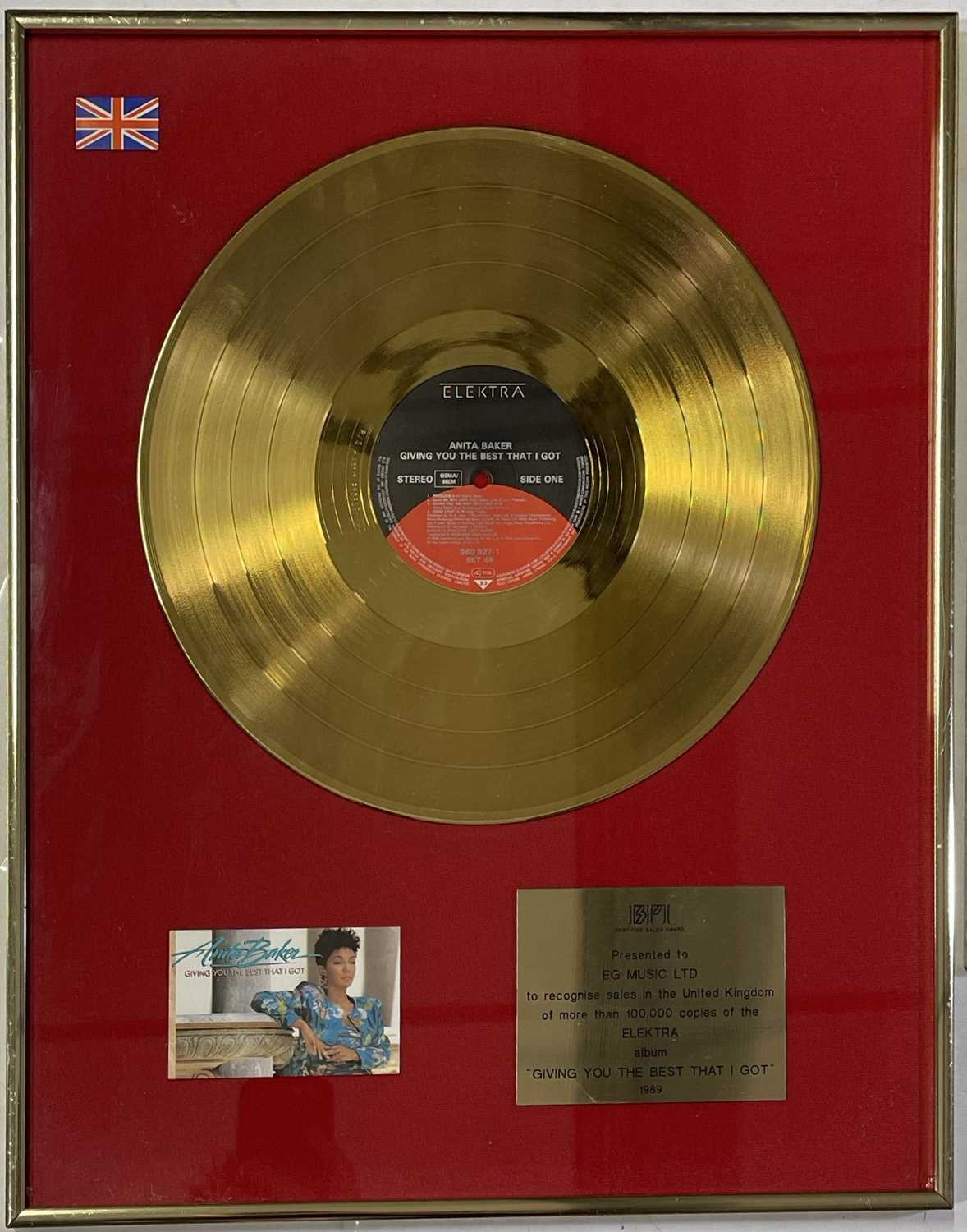 Lot 381 - OFFICIAL BPI PRESENTATION AWARD DISCS (YAZZ,