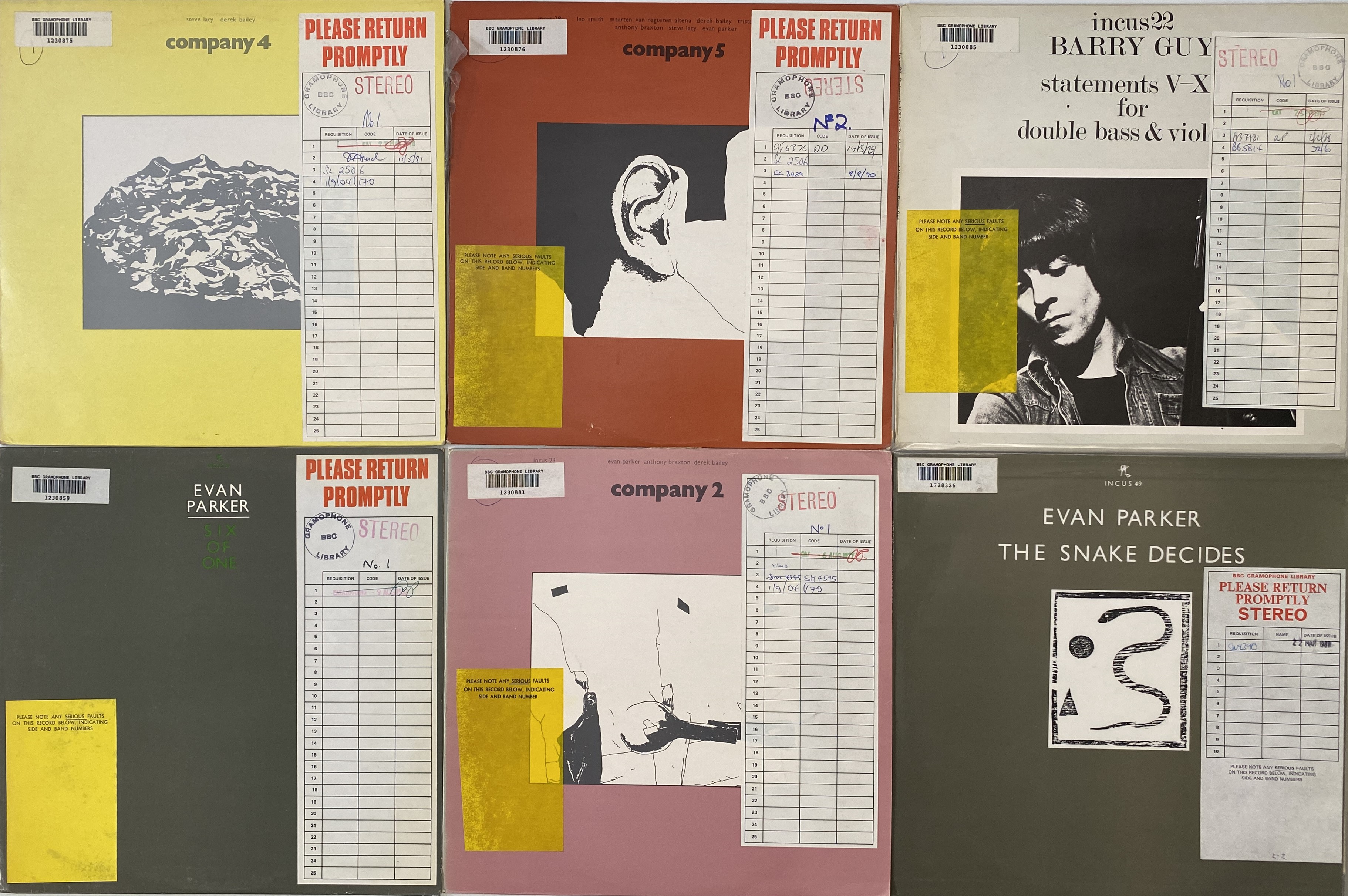 Lot 291 - INCUS RECORDS - LP COLLECTION