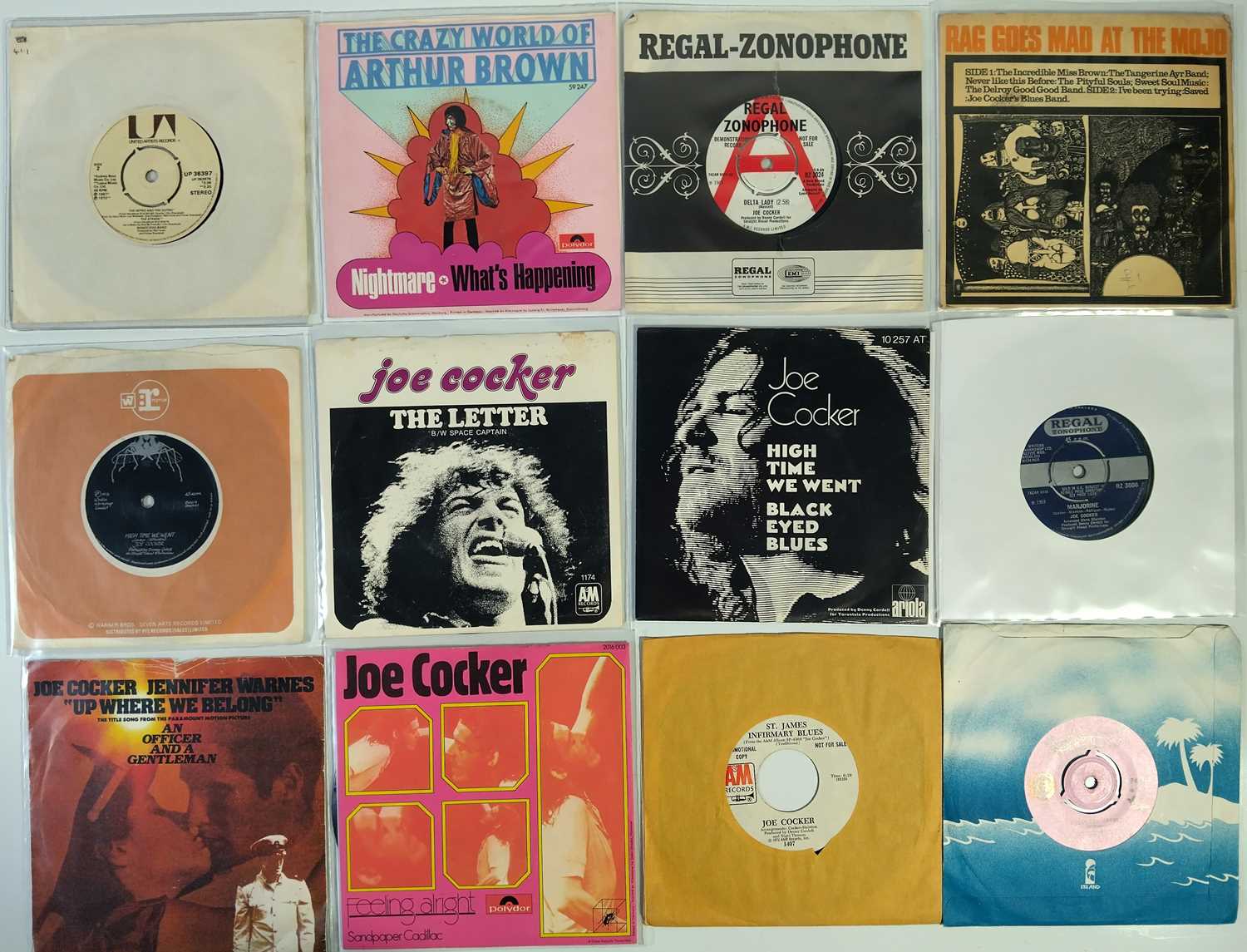 Lot 238 - ROCK AND PROG 7" COLLECTION