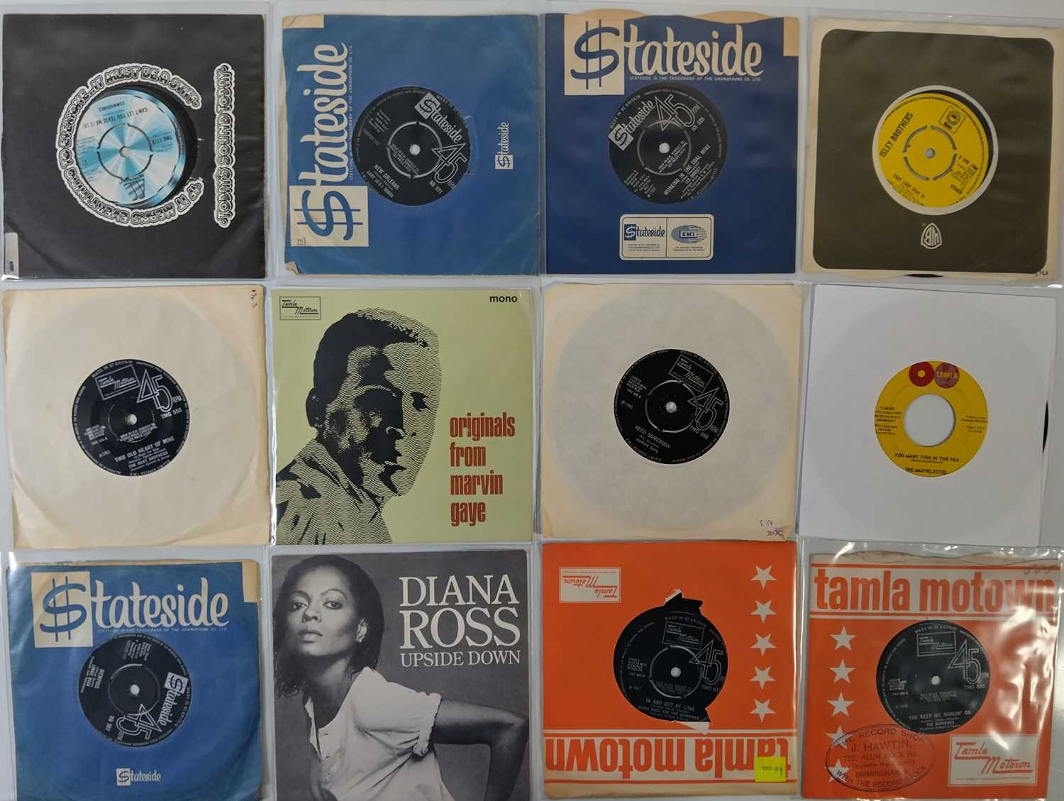Lot 374 - STATESIDE AND MOTOWN ARTISTS SINGLES