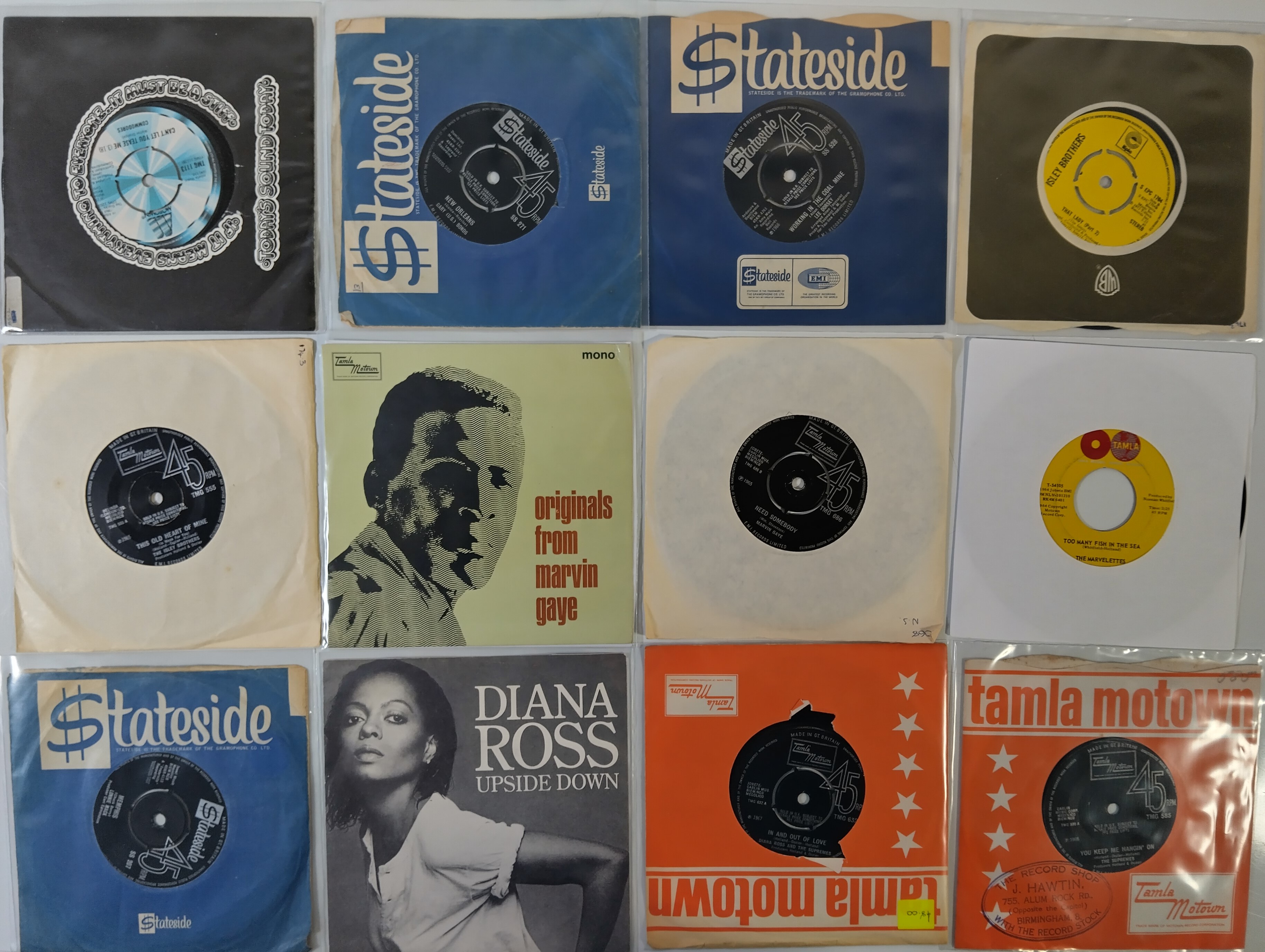 Lot 374 - STATESIDE AND MOTOWN ARTISTS SINGLES