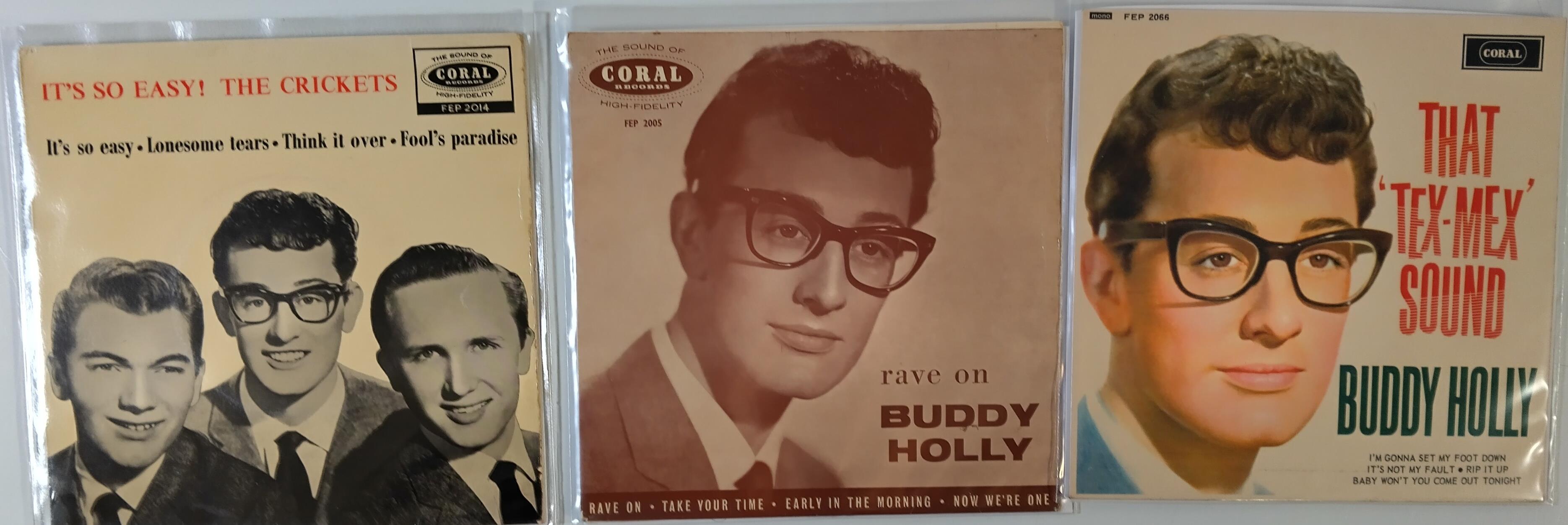 Lot 378 - BUDDY HOLLY 7" EP COLLECTION