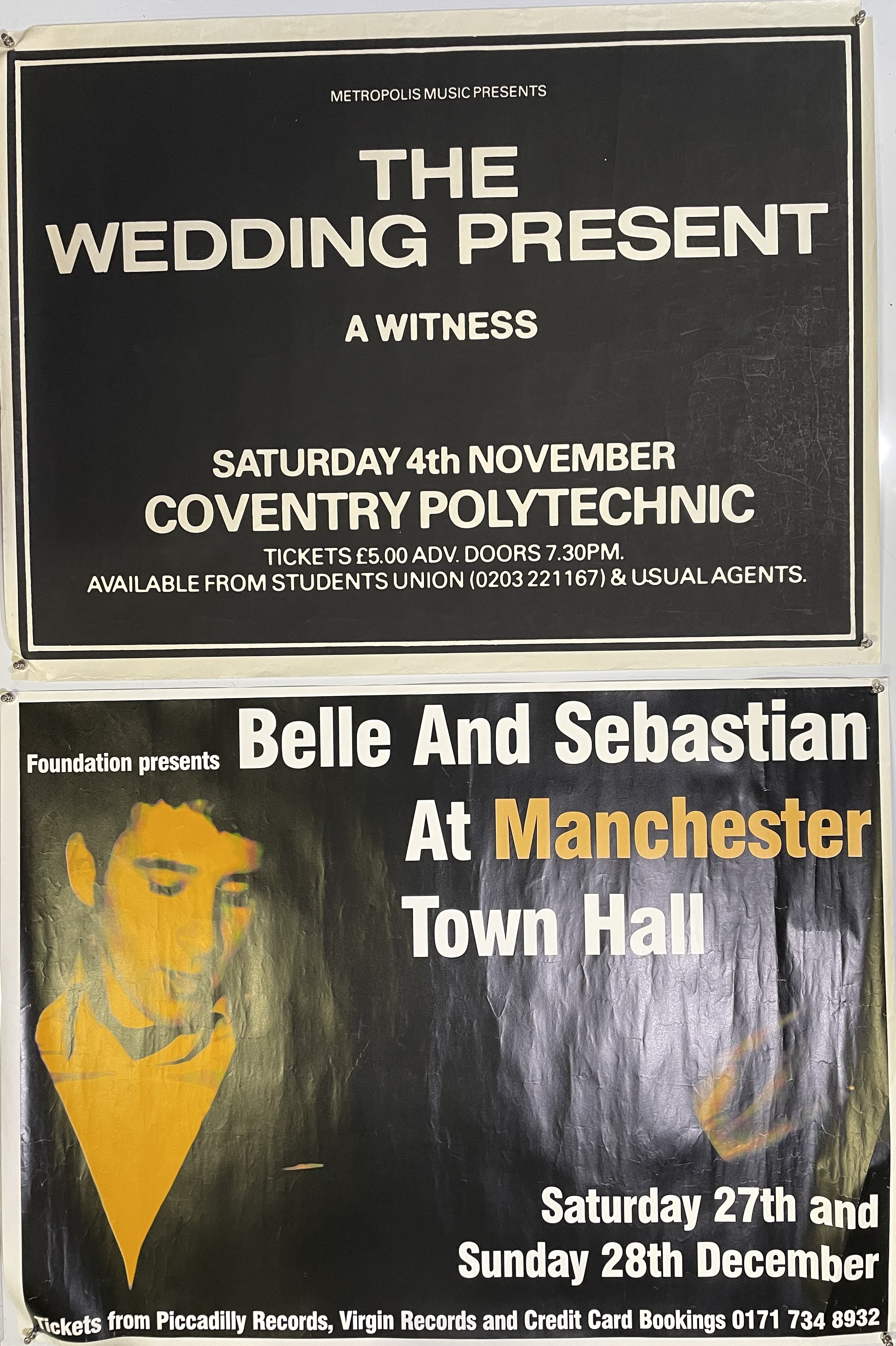 Lot 215 - 1980S/1990S CONCERT POSTERS - INDIE/NEW WAVE.