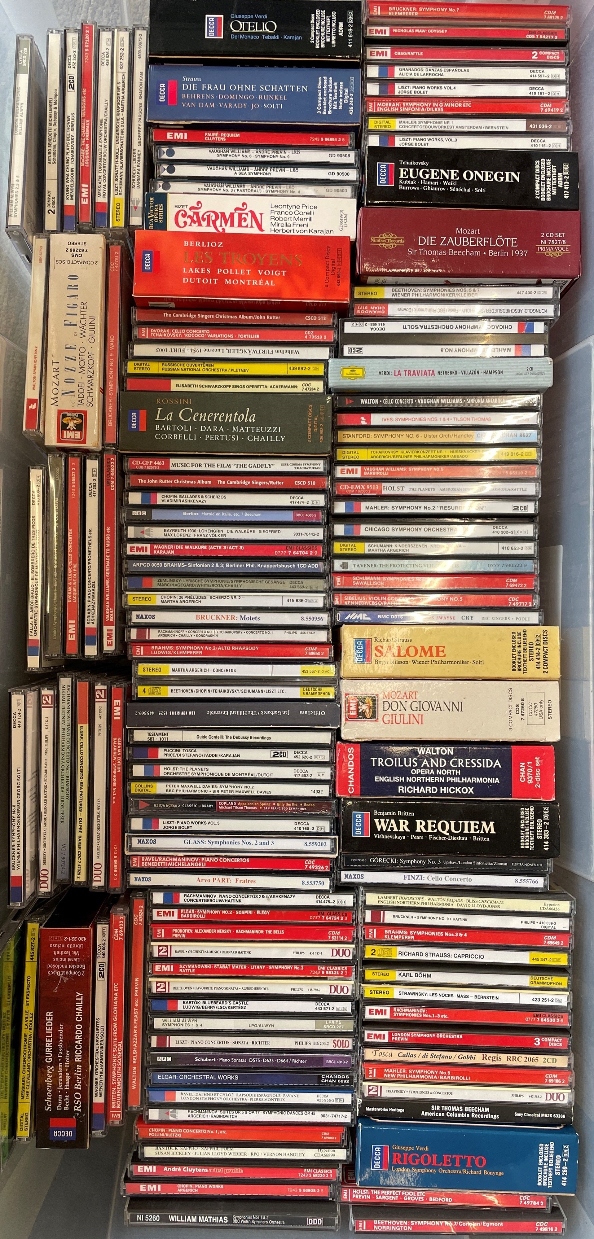 Lot 600 - CLASSICAL CD AND BOXSET COLLECTION.