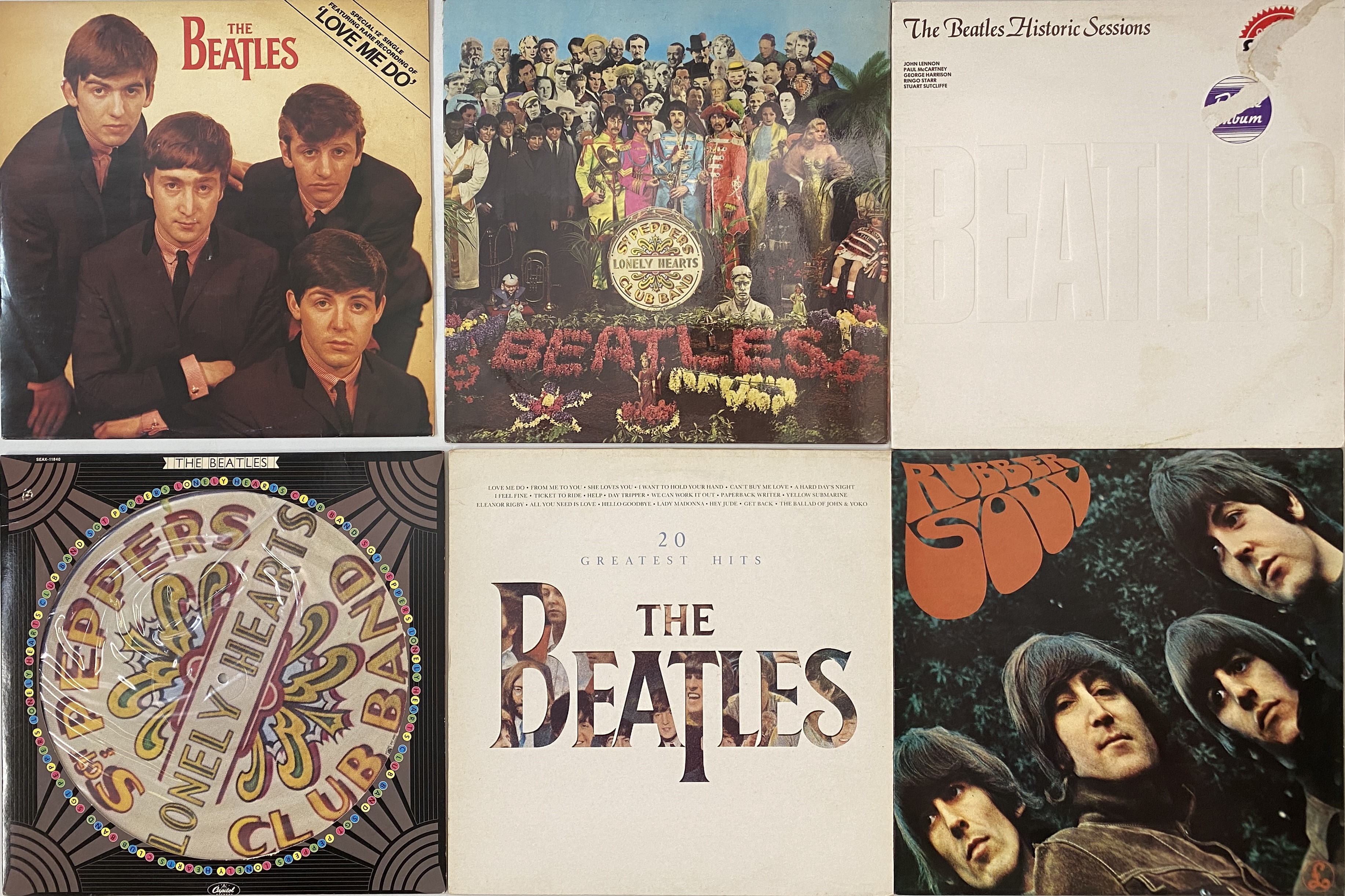 Lot 5 - THE BEATLES - LP COLLECTION (INC ORIGINAL