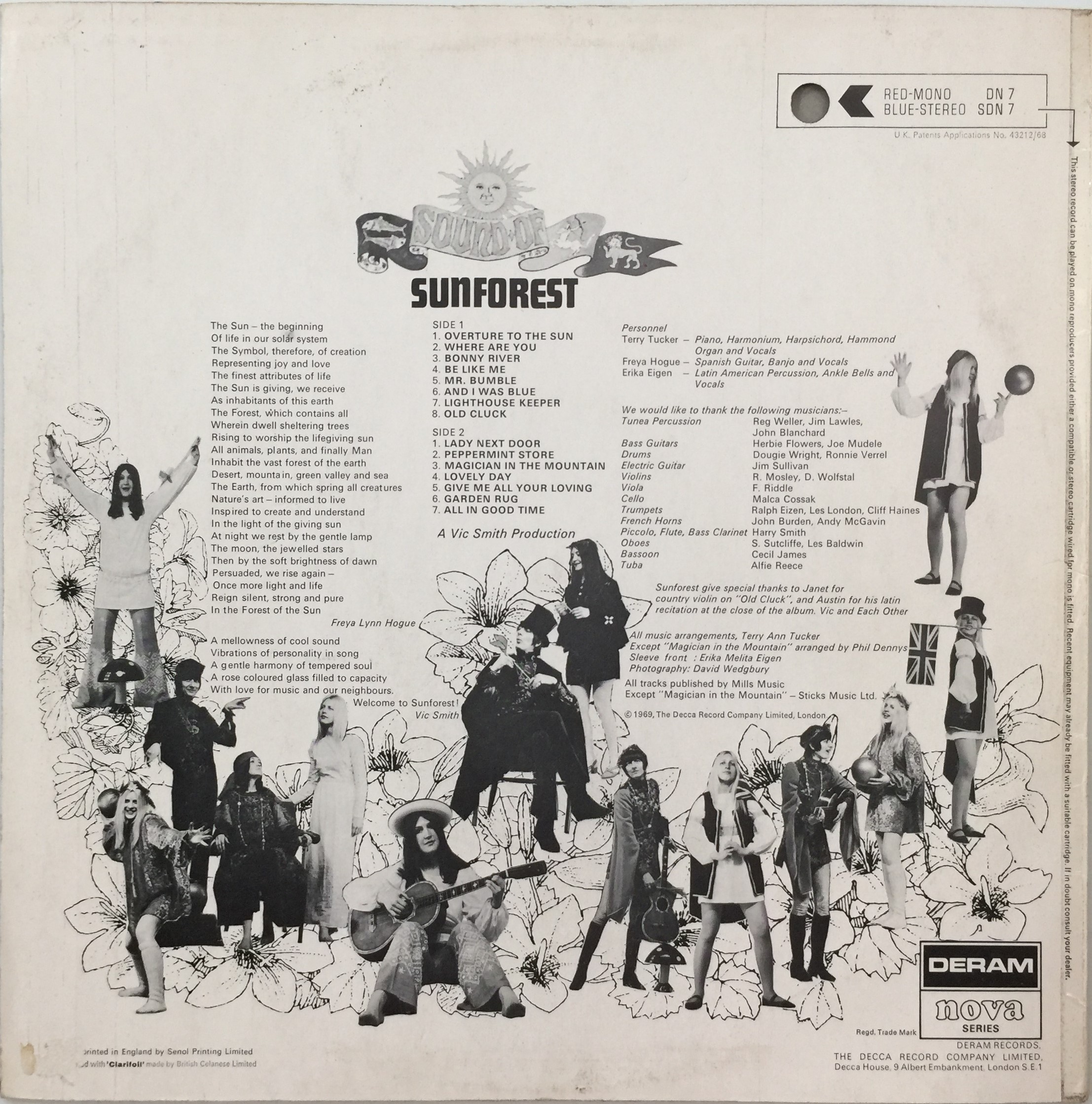 Lot 20 - SUNFOREST - SOUND OF SUNFOREST LP (ORIGINAL