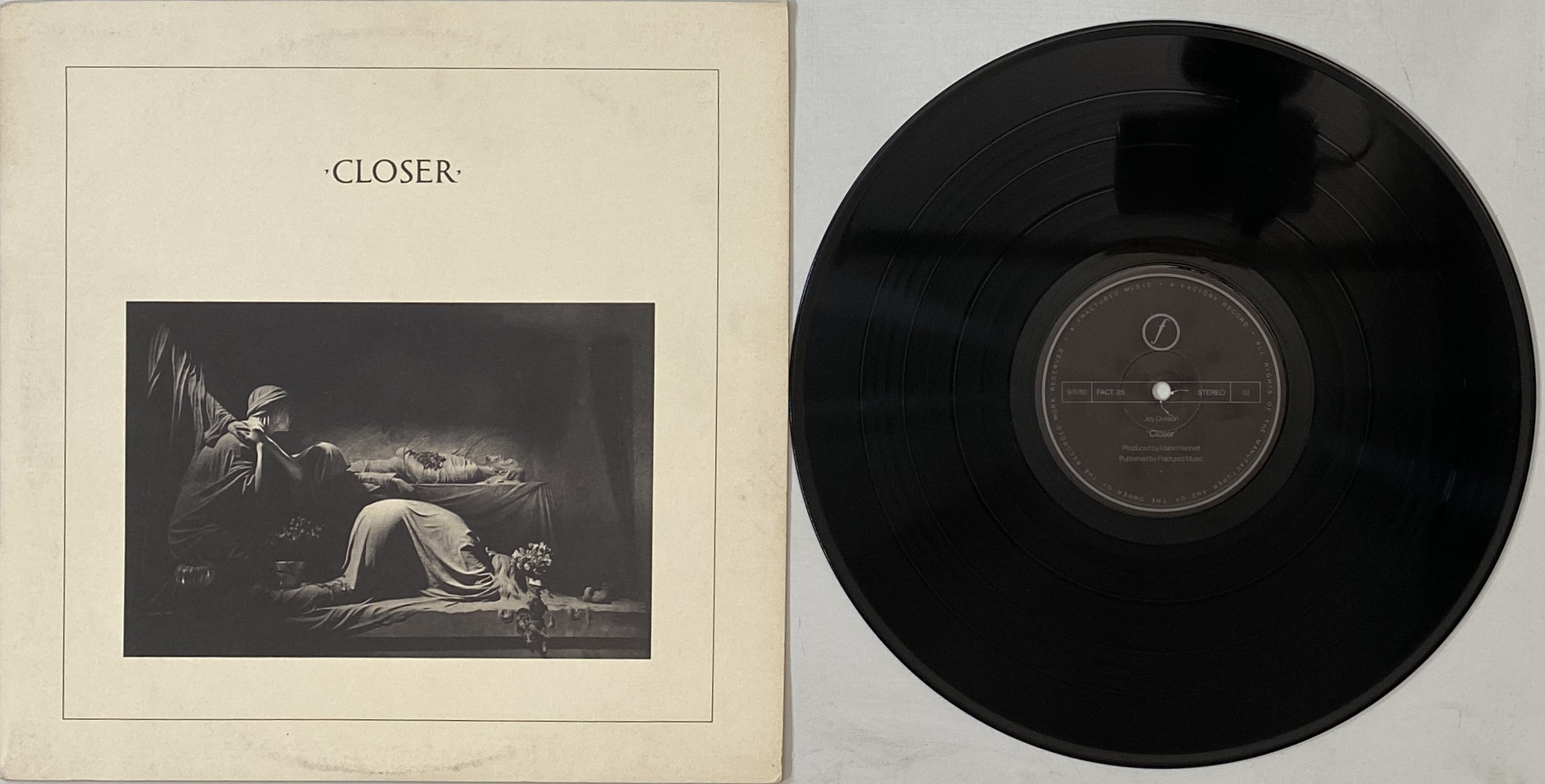 Lot 25 - JOY DIVISION - CLOSER (TRANSLUCENT RED)/