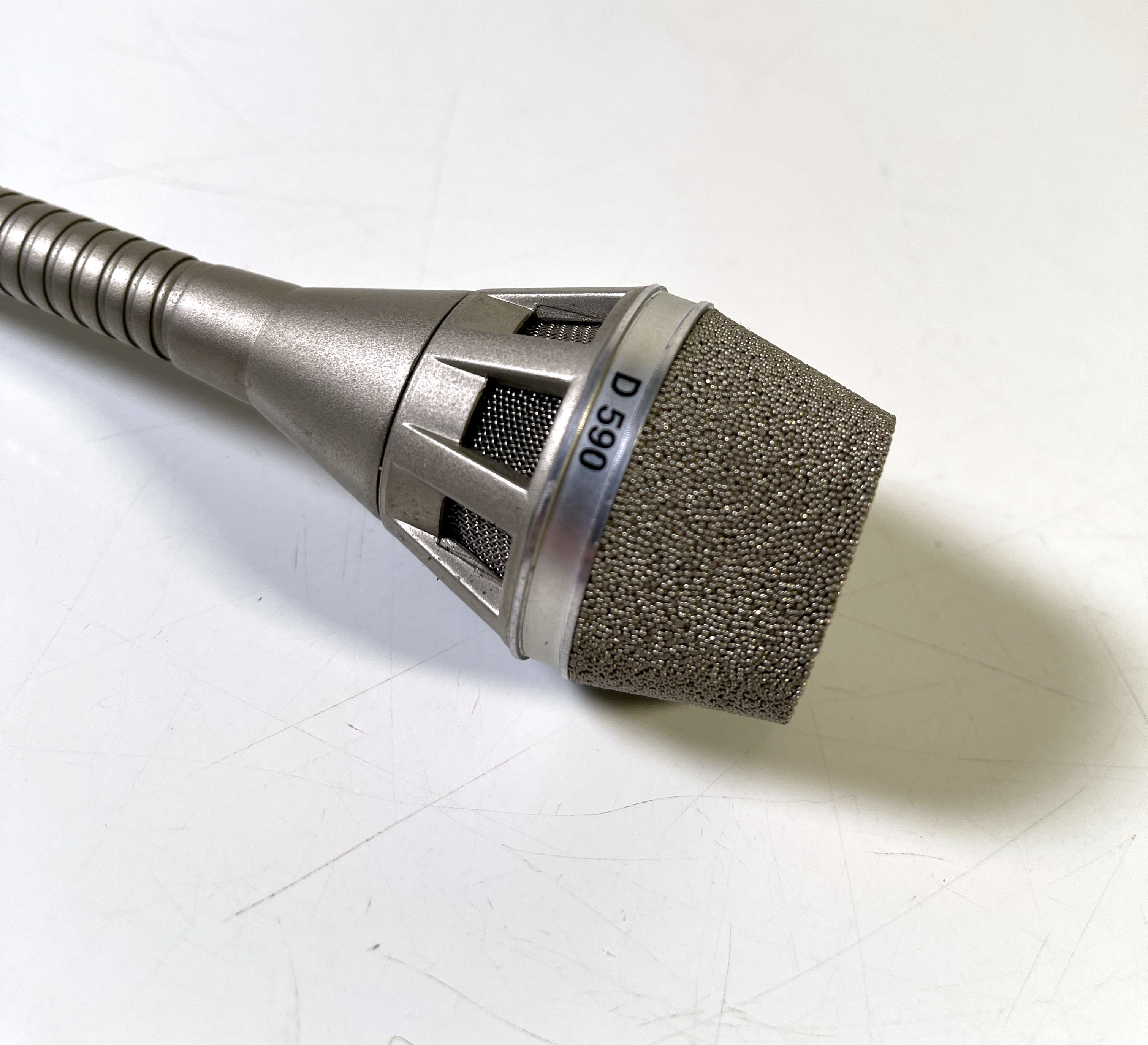 Lot 32 - C 1980S AKG VINTAGE GOOSENECK MICROPHONE.