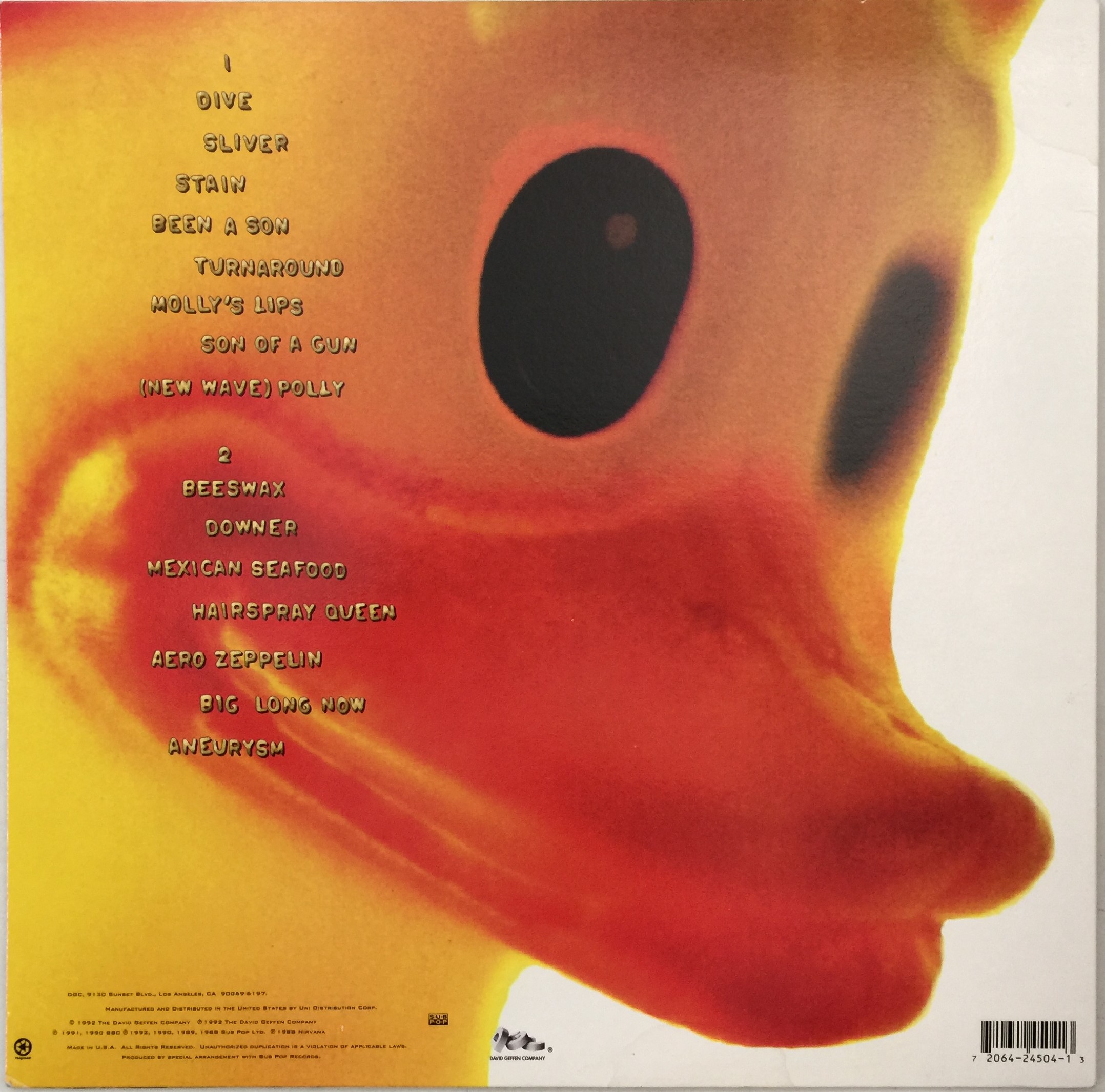 Lot 42 - NIRVANA - INCESTICIDE LP (ORIGINAL US 1992