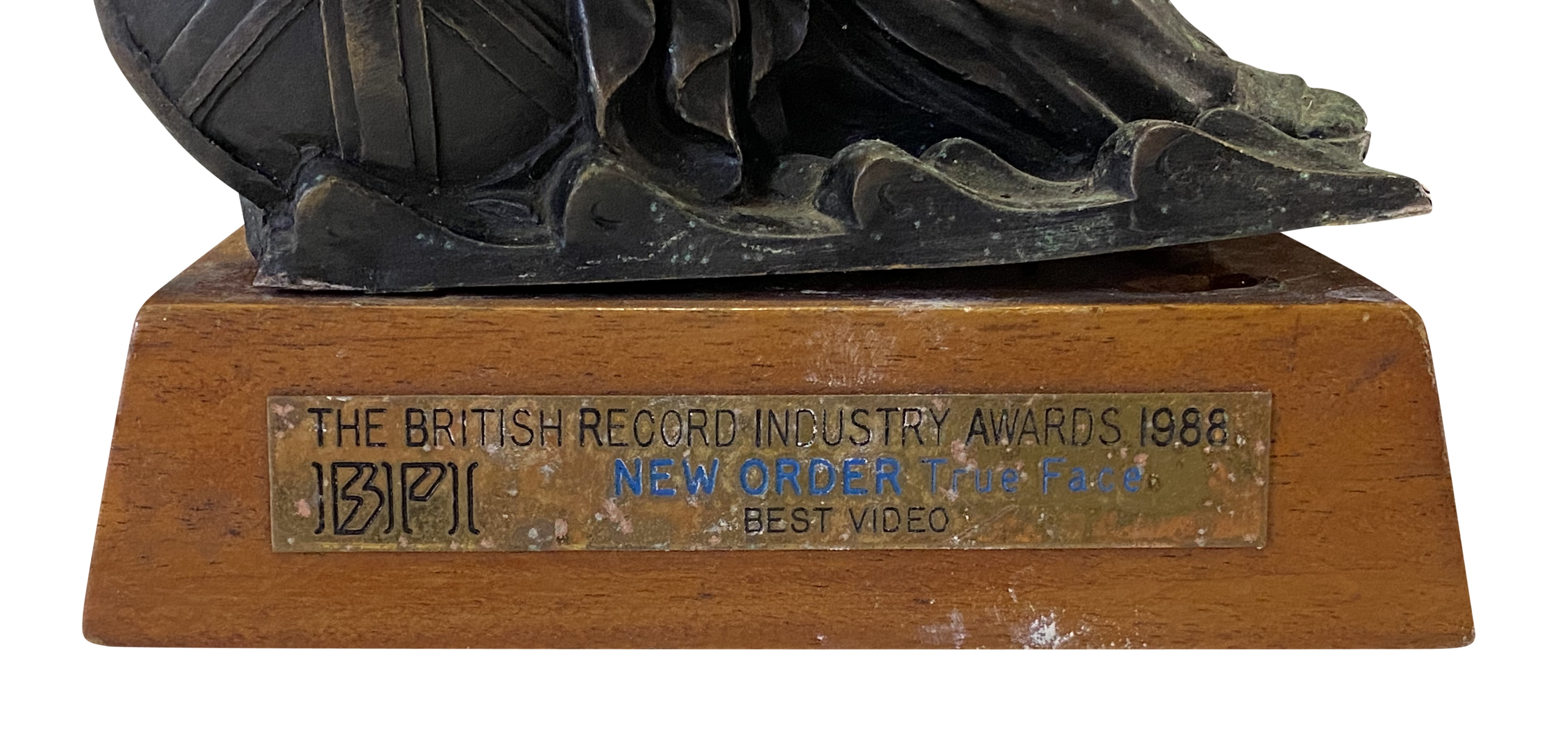 Lot 308 - NEW ORDER "TRUE FAITH" 1998 BRIT AWARD