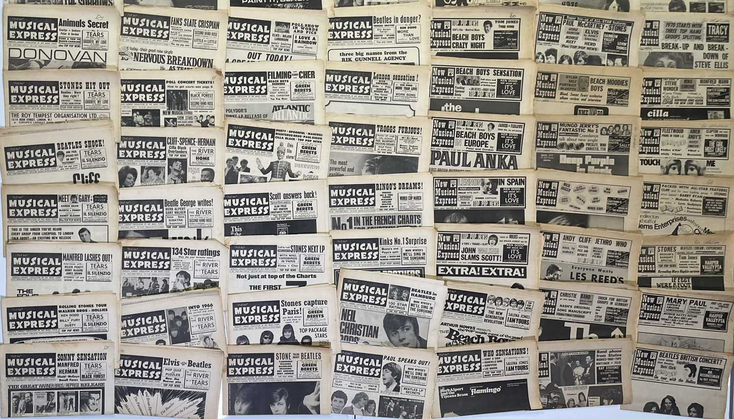 Lot 131 - 1960S NME MAGAZINES.